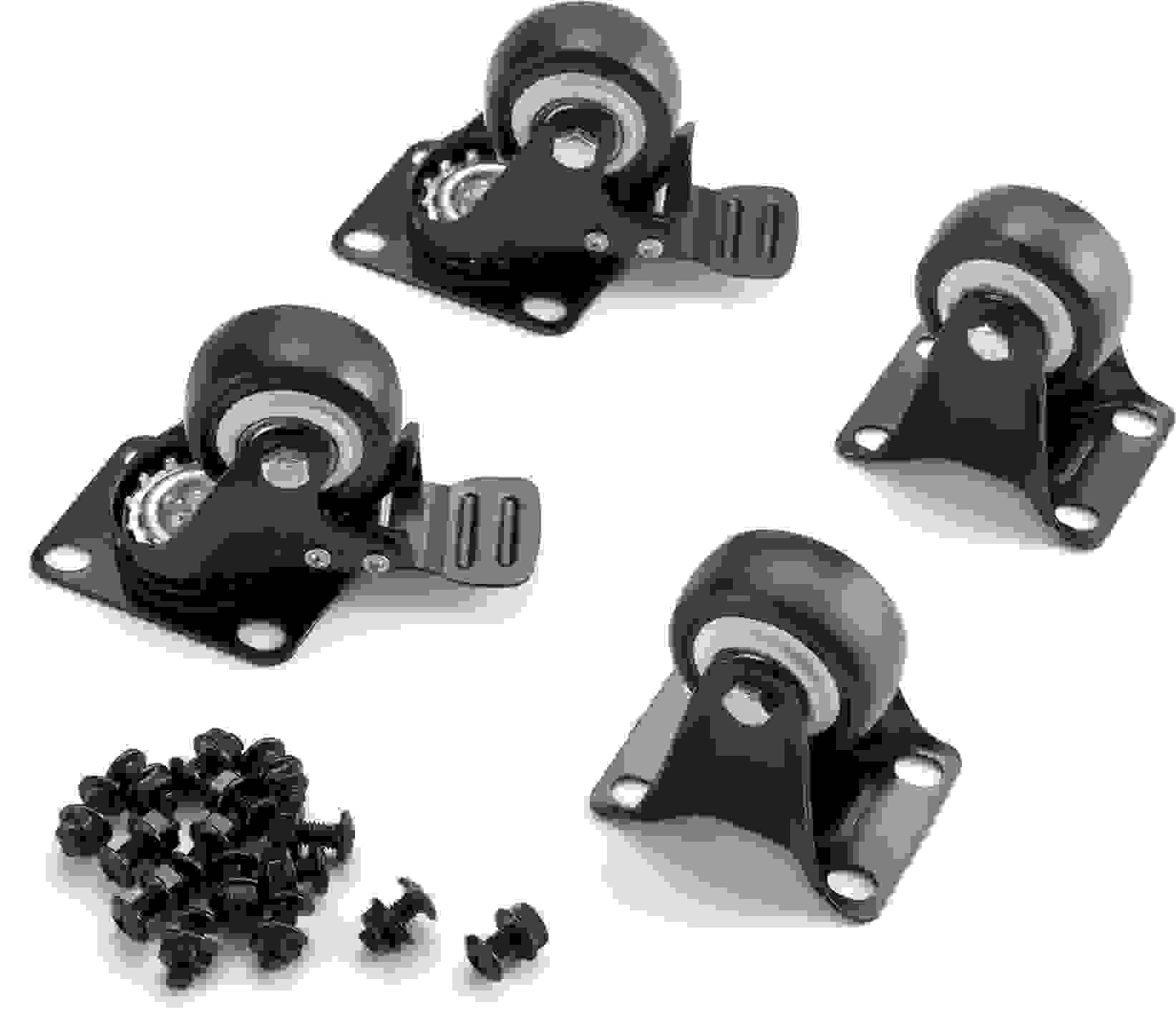 On-Stage RKD1000C Rack Casters for RKD Series Racks | Sweetwater