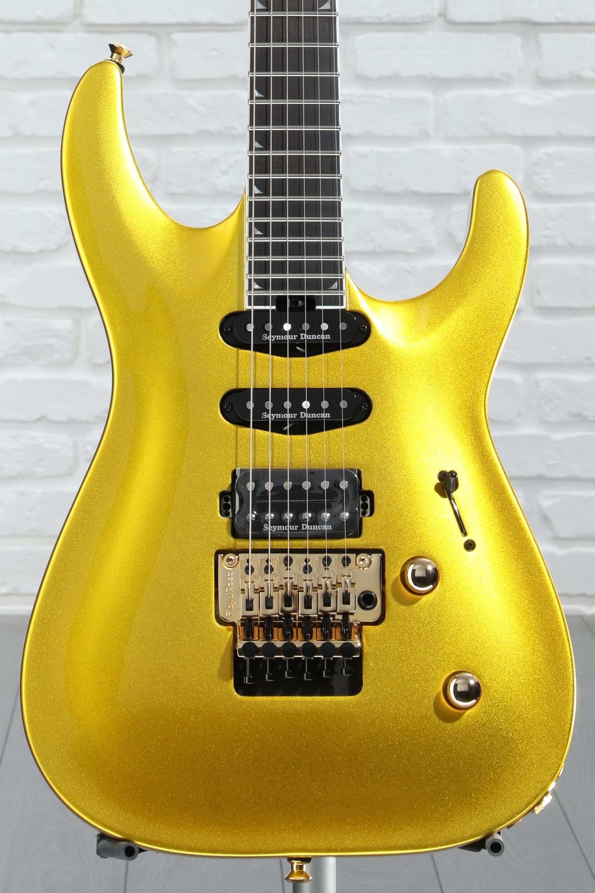 Jackson Pro Plus Series Soloist SLA3 Electric Guitar - Gold Bullion ...