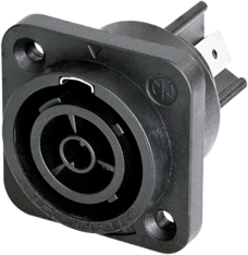 Neutrik NAC3FPX-TOP powerCON Outlet Connector | Sweetwater