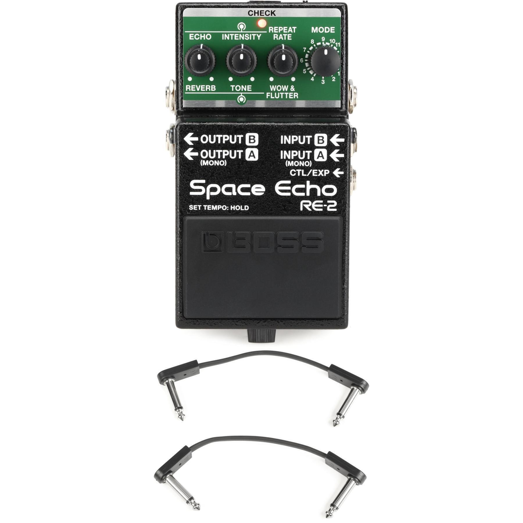 Boss RE-2 Space Echo Delay and Reverb Effects Pedal with EBS Patch ...
