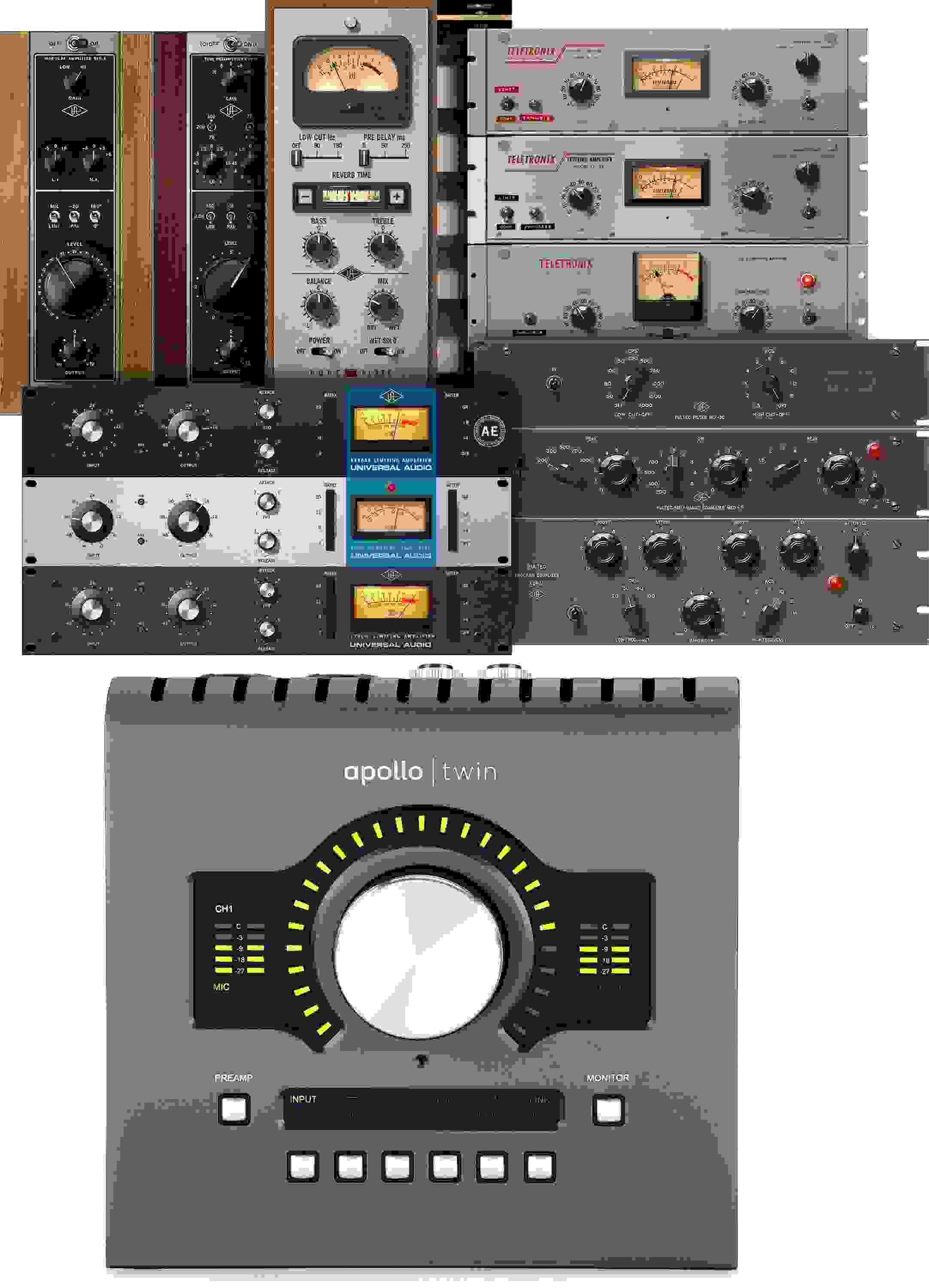 Universal Audio Apollo Twin MKII DUO Heritage Edition 10x6 Thunderbolt ...