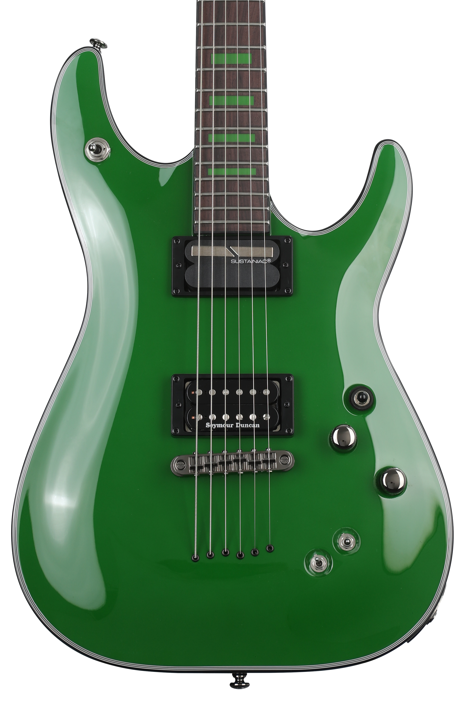 Schecter Kenny Hickey C-1 EX S Baritone Electric Guitar - Steele Green ...