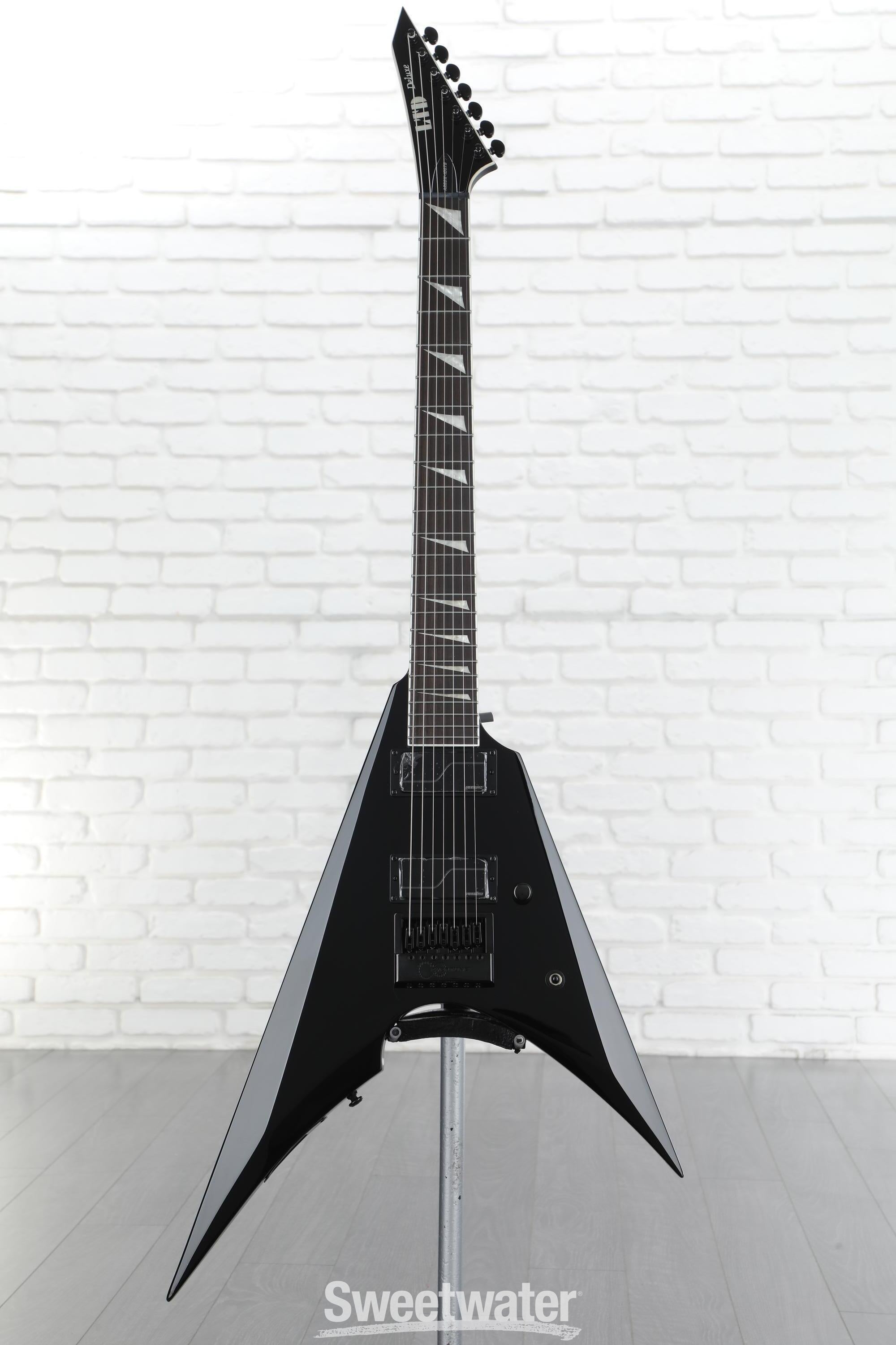 ESP LTD Arrow-1007 EverTune 7-string Baritone Electric Guitar - Black ...