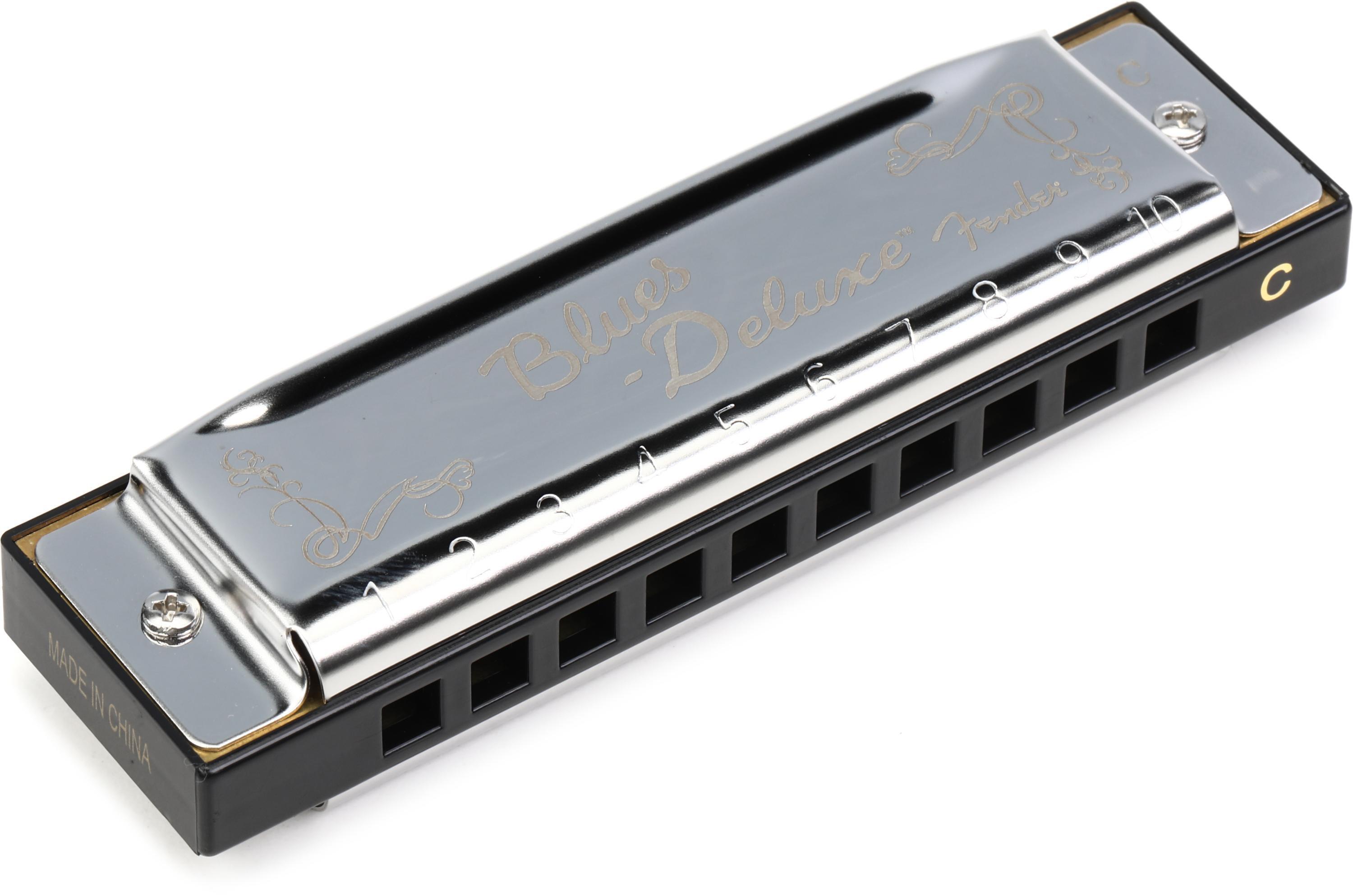 Fender Blues Deluxe Harmonica - Key of C | Sweetwater
