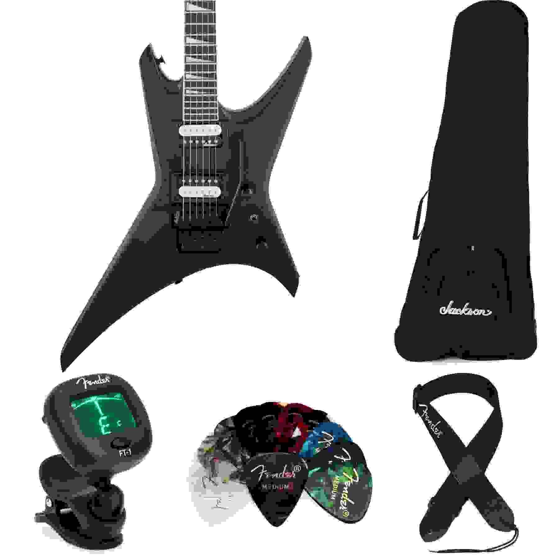 Jackson JS32 Warrior Electric Guitar Essentials Bundle - Satin Black ...
