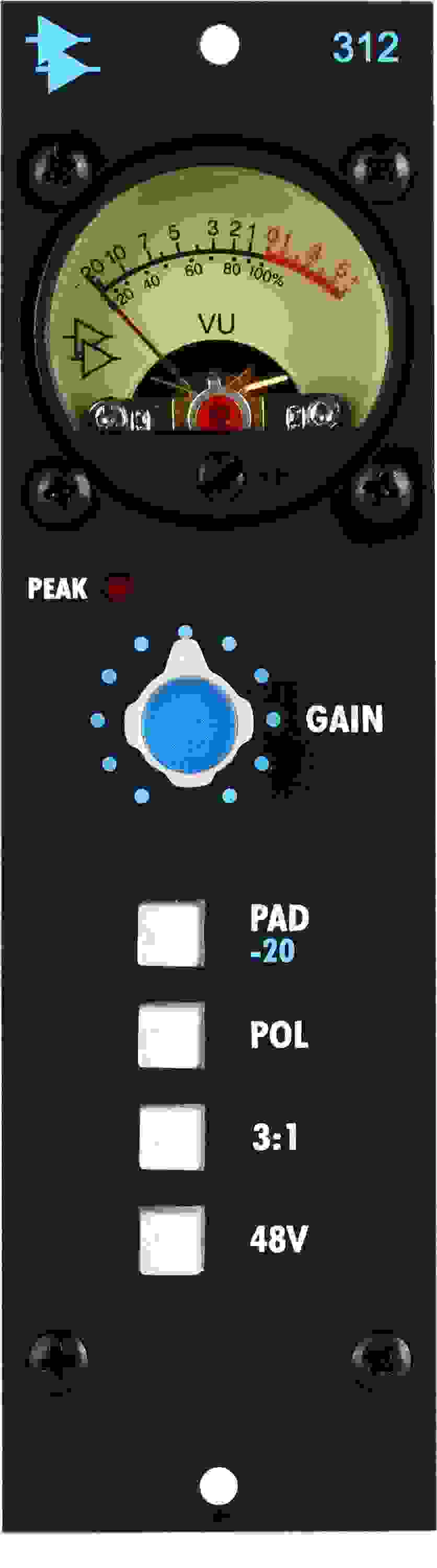 API 312 500 Series Microphone Preamp | Sweetwater