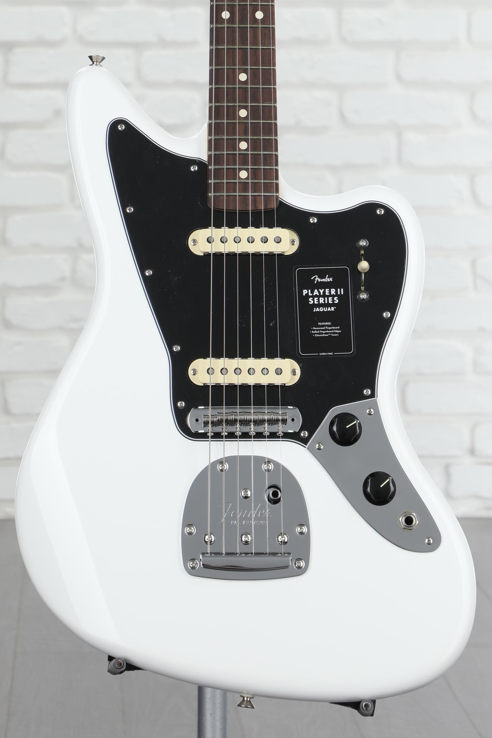 Fender Player II Jaguar Electric Guitar - Polar White | Sweetwater