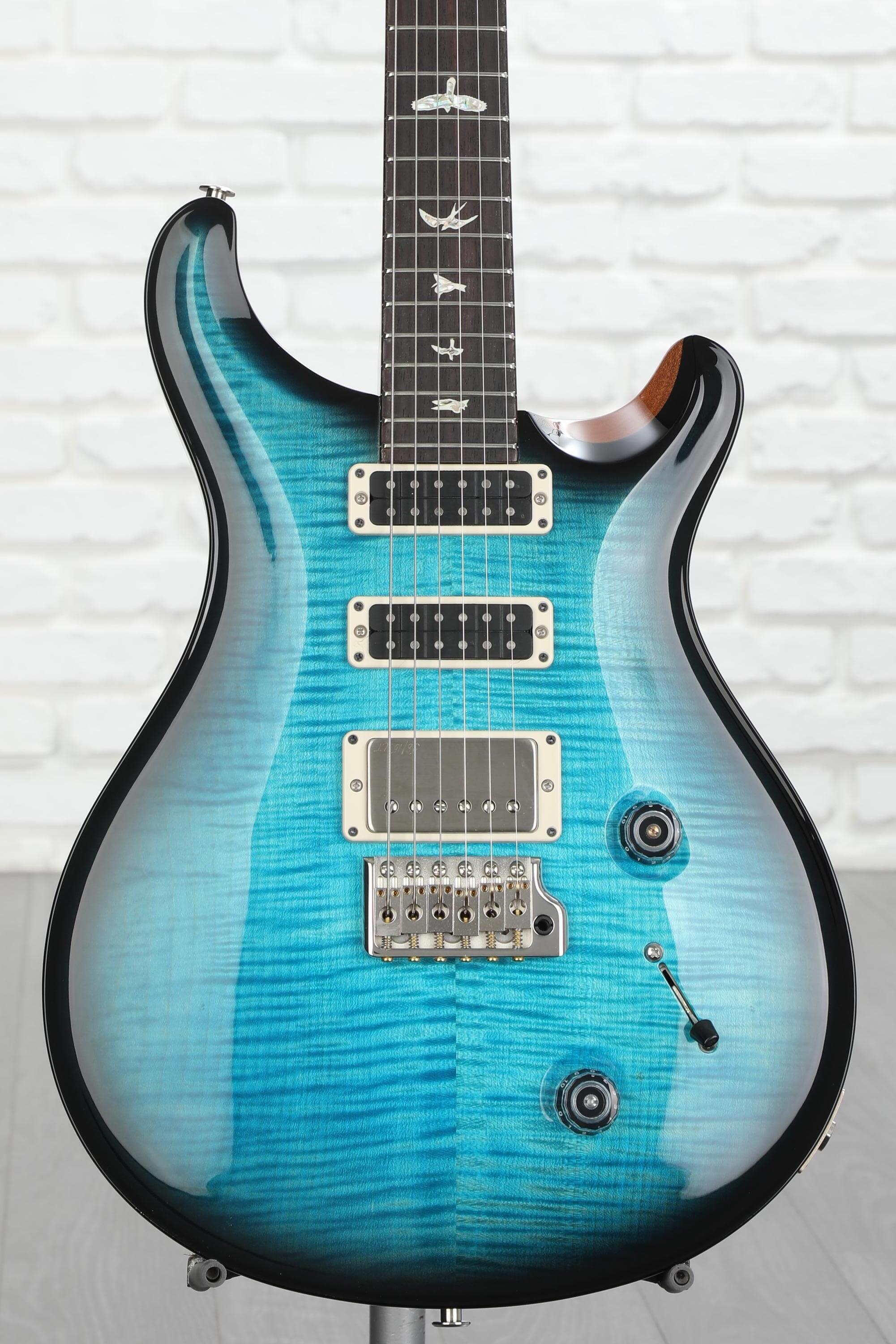 PRS Studio Electric Guitar - Carroll Blue Wraparound Smokeburst/Natural ...