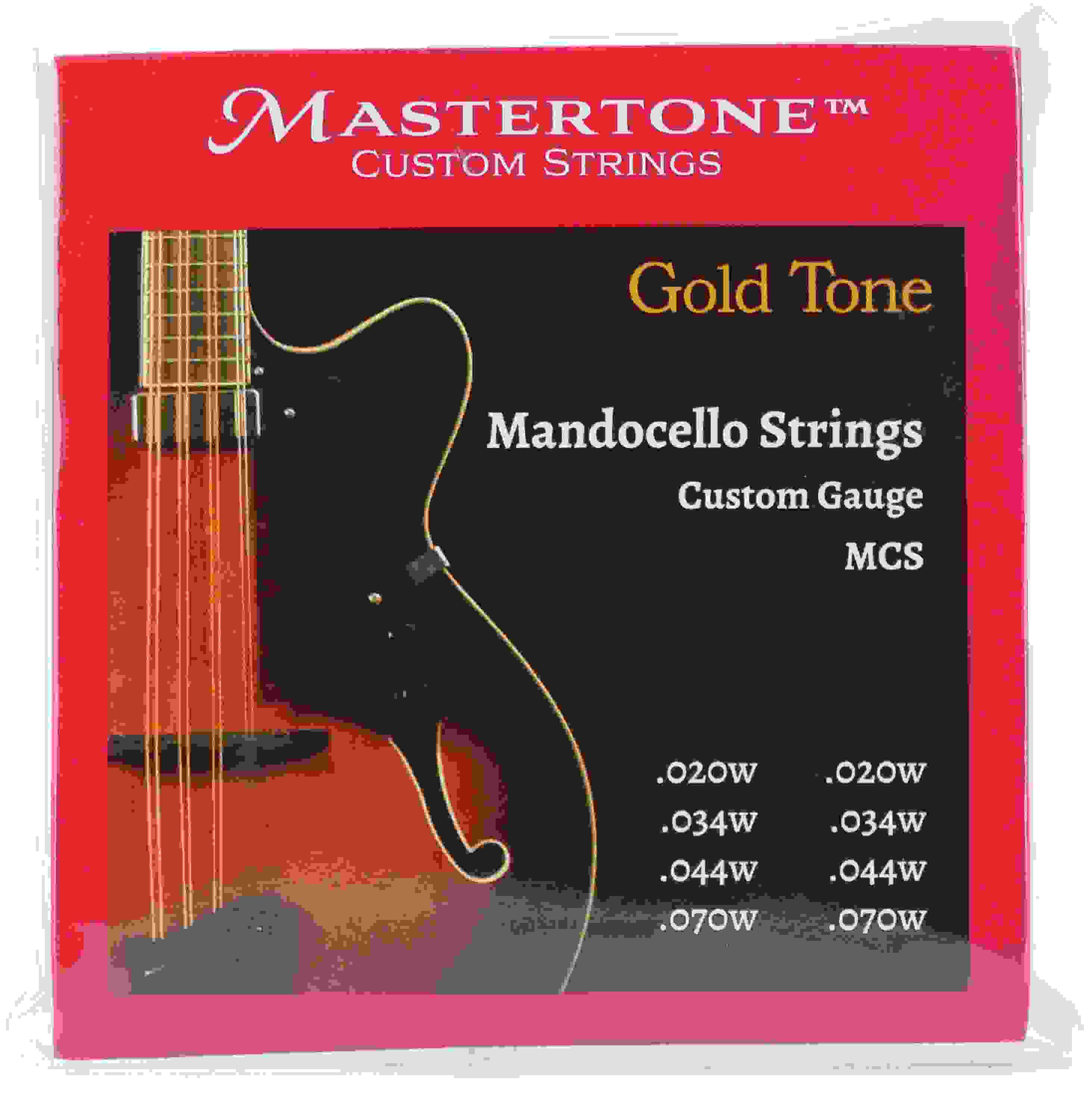 Gold Tone MCS Mandocello String Set - .020-.070, Custom Gauge | Sweetwater