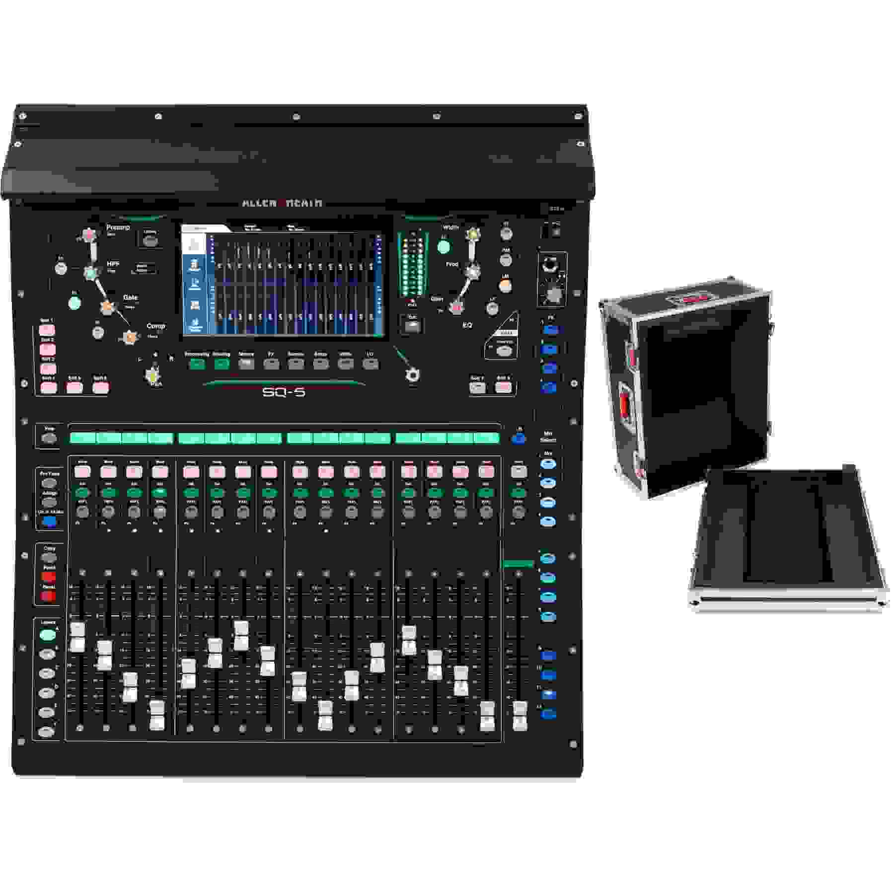 Allen & Heath SQ-5 48-channel Digital Mixer with Road Case | Sweetwater