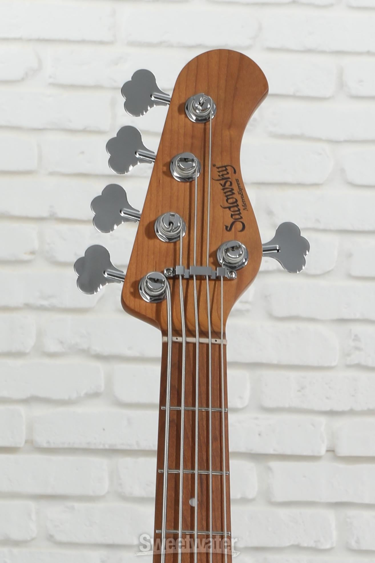 Sadowsky MetroExpress 21-fret Hybrid PJ 5-string Bass - Tobacco ...