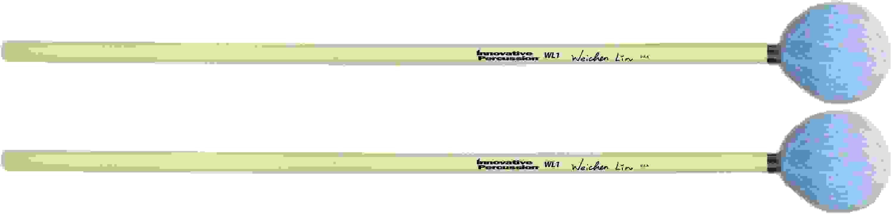 Innovative Percussion WL1 Weichen Lin Bass Marimba Mallets - Sky Blue ...