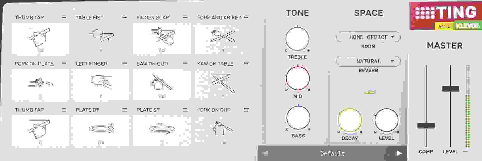Klevgrand Ting Percussion Instrument Plug-in | Sweetwater
