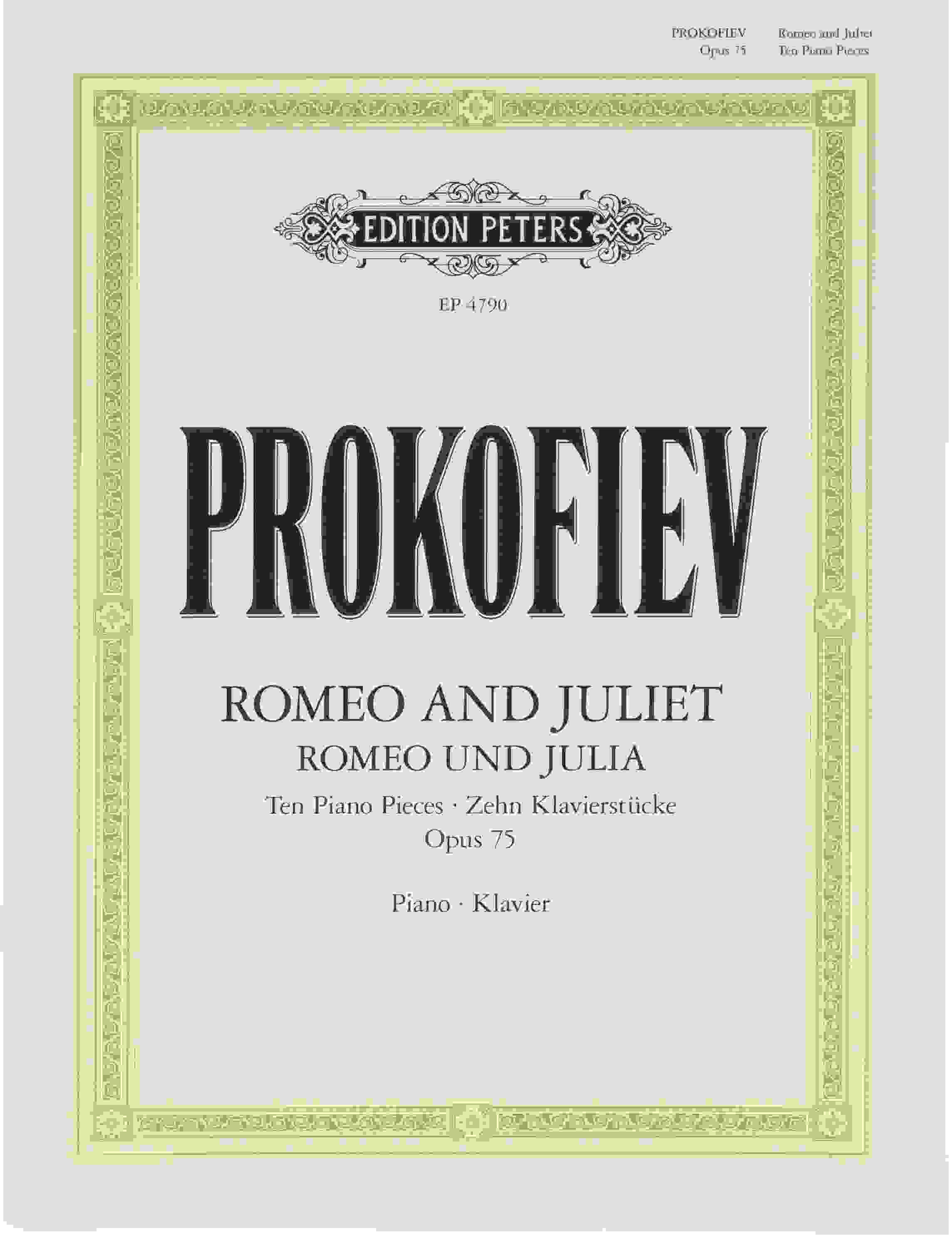 Alfred Romeo and Juliet: 10 Piano Pieces, Op. 75 Sheet Music | Sweetwater