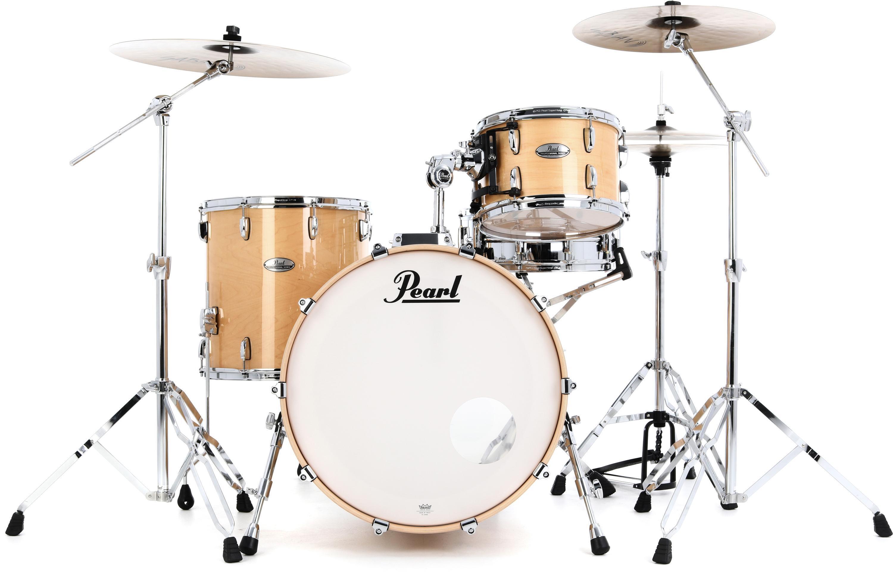 Pearl Professional Maple 3-piece Shell Pack - Natural Maple | Sweetwater
