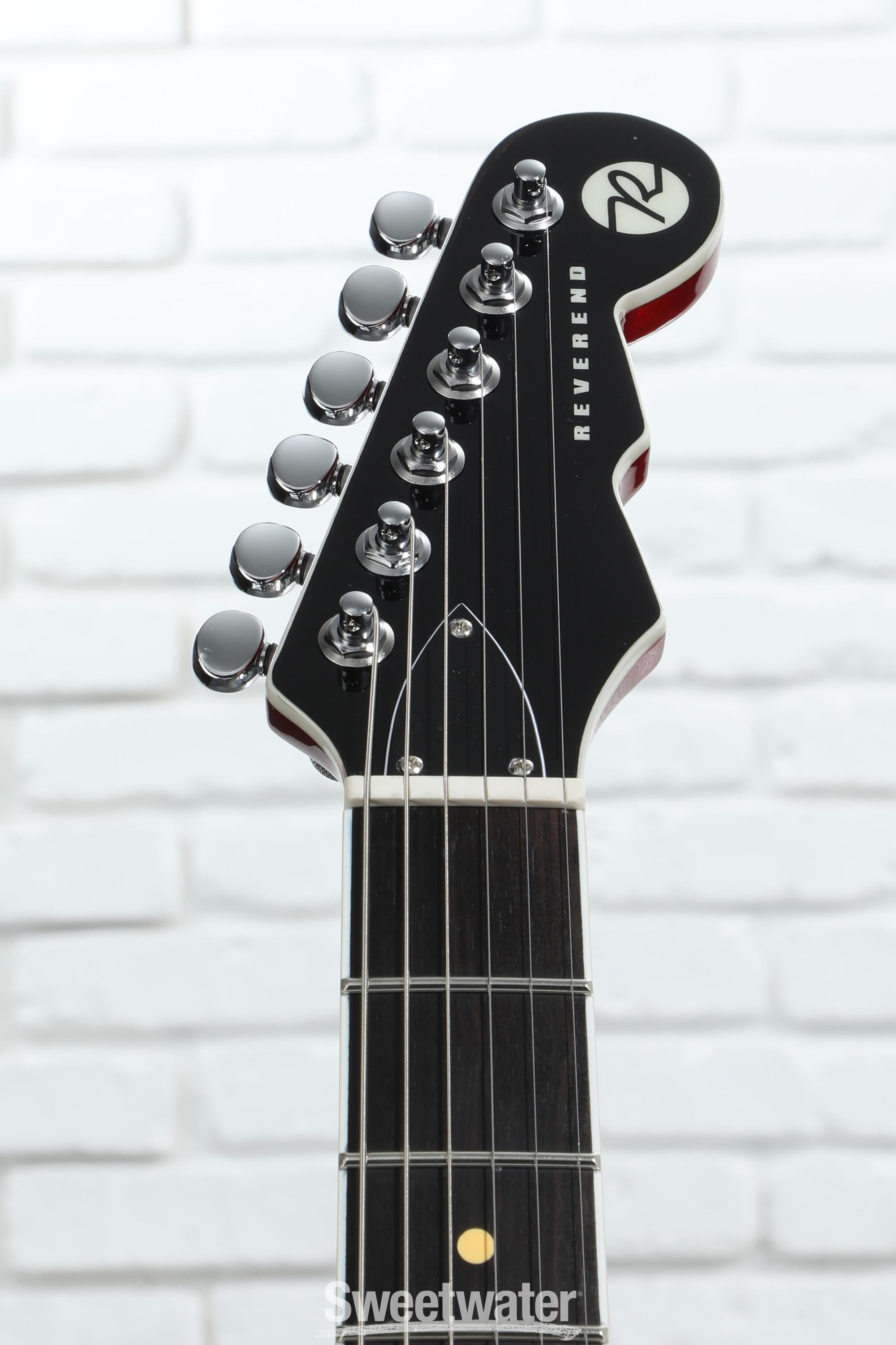 Reverend Reeves Gabrels Spacehawk HT Electric Guitar - Metallic Red ...