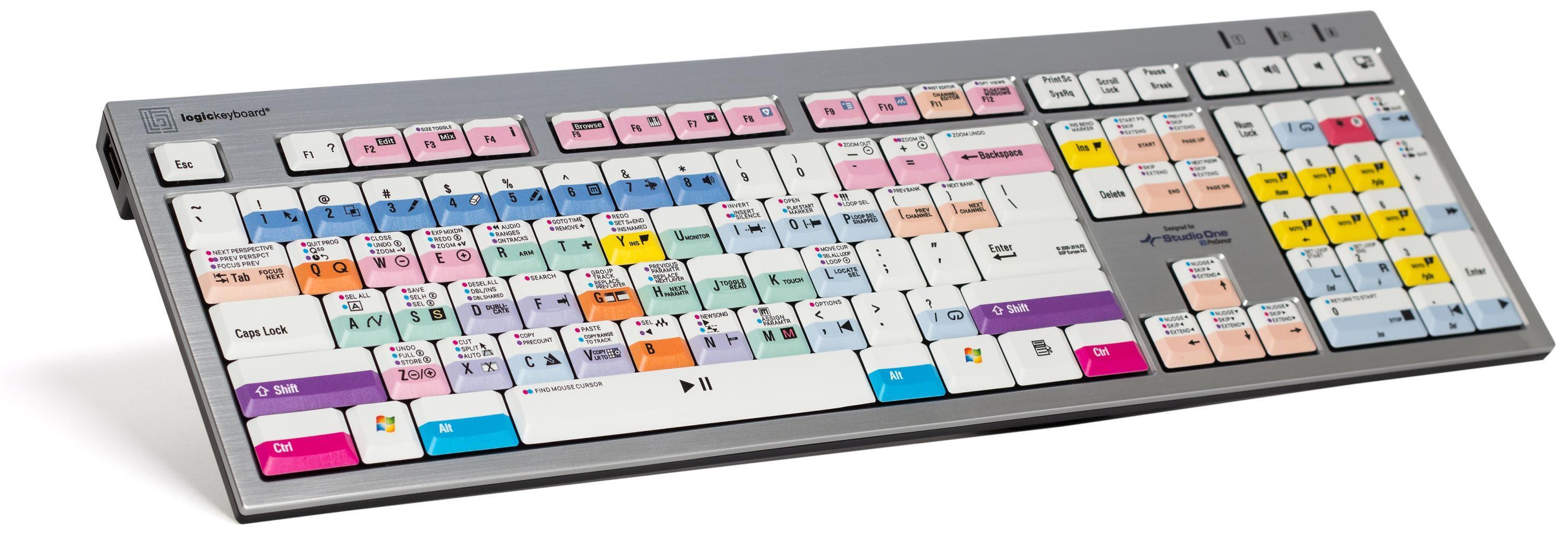 LogicKeyboard Slim Line Keyboard for PreSonus Studio One - PC | Sweetwater