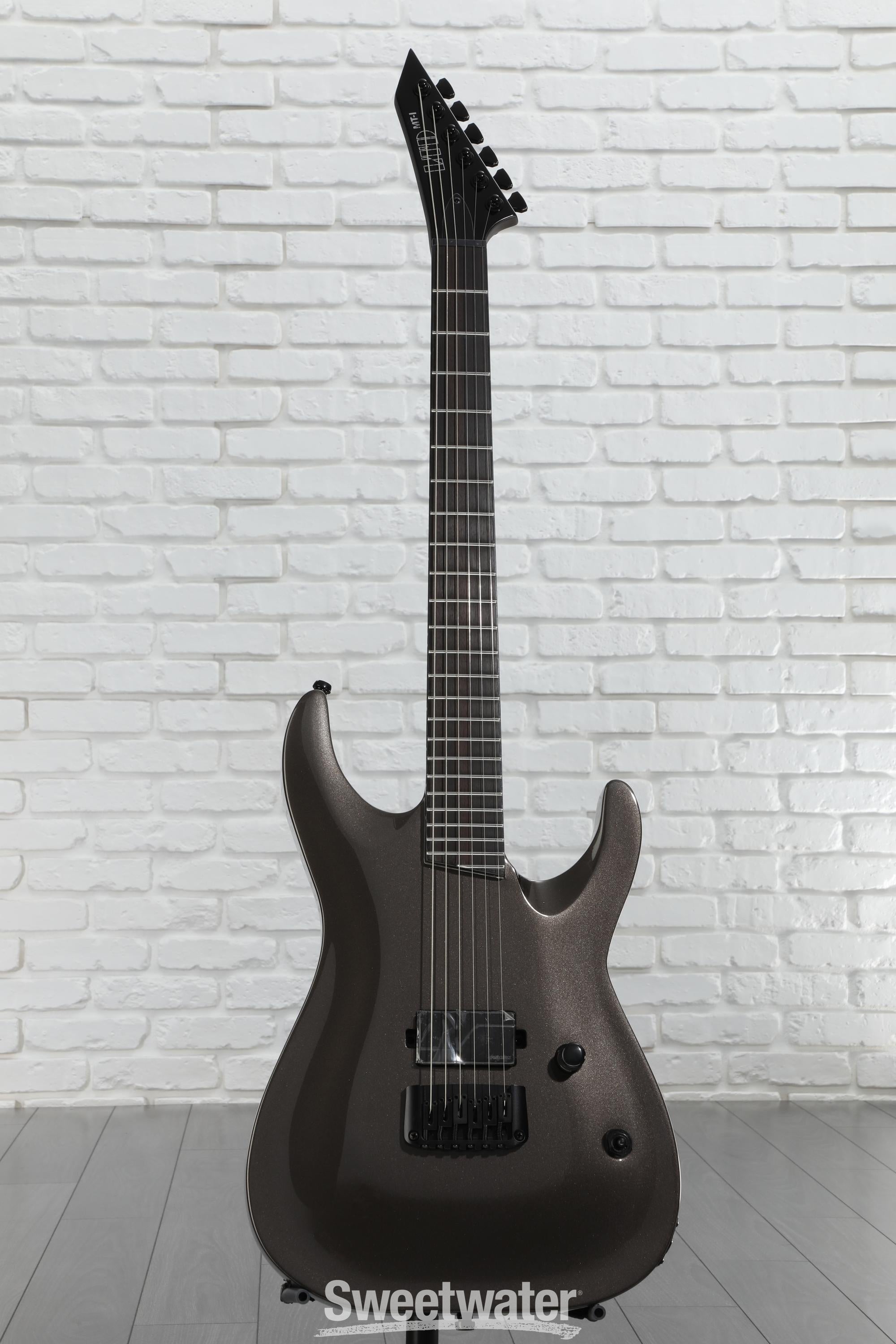 ESP LTD Mick Thomson MT-1 Signature Electric Guitar - Obsidian Metallic ...