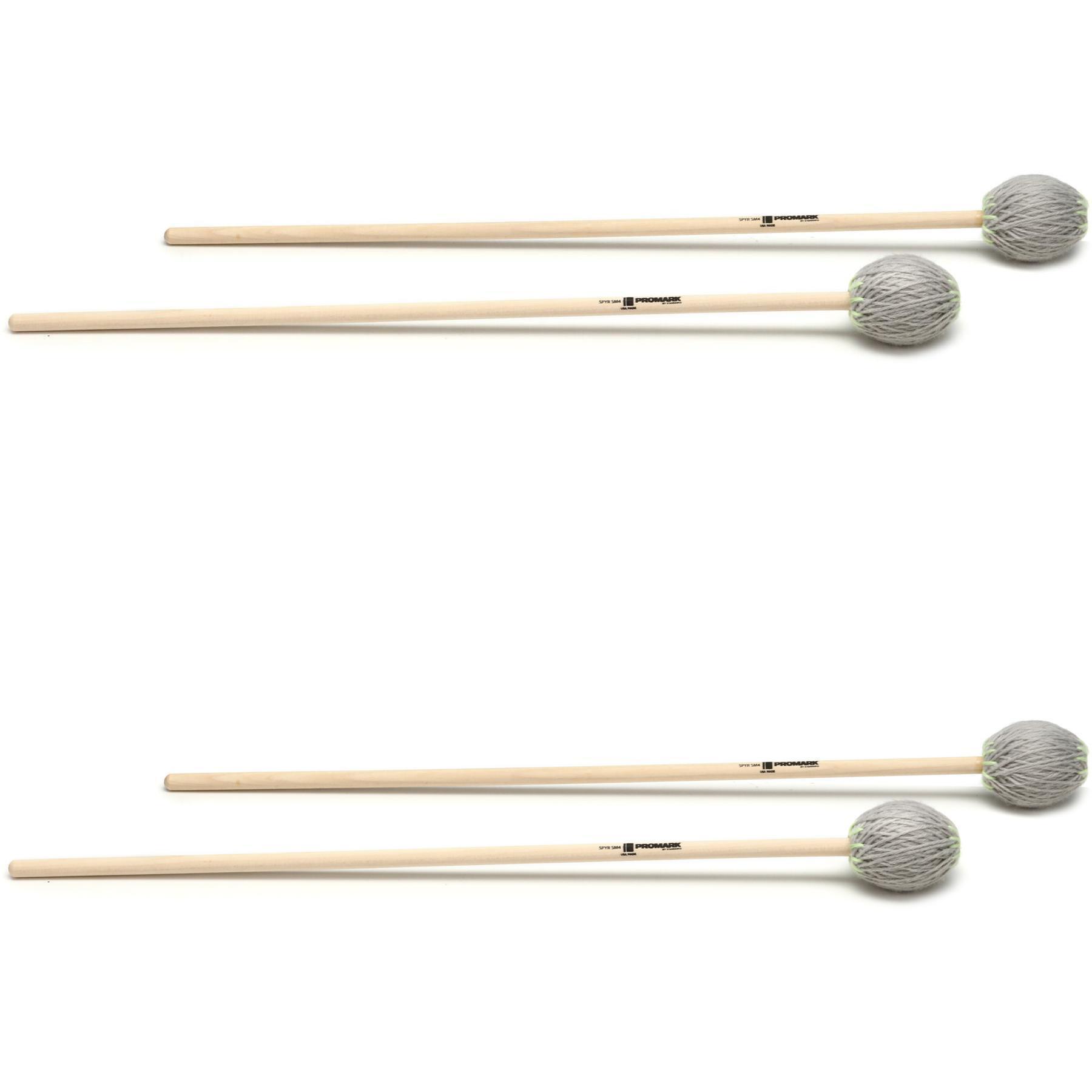 Promark SPYR SM4 Medium-hard Marimba Mallets (2 Pack) | Sweetwater