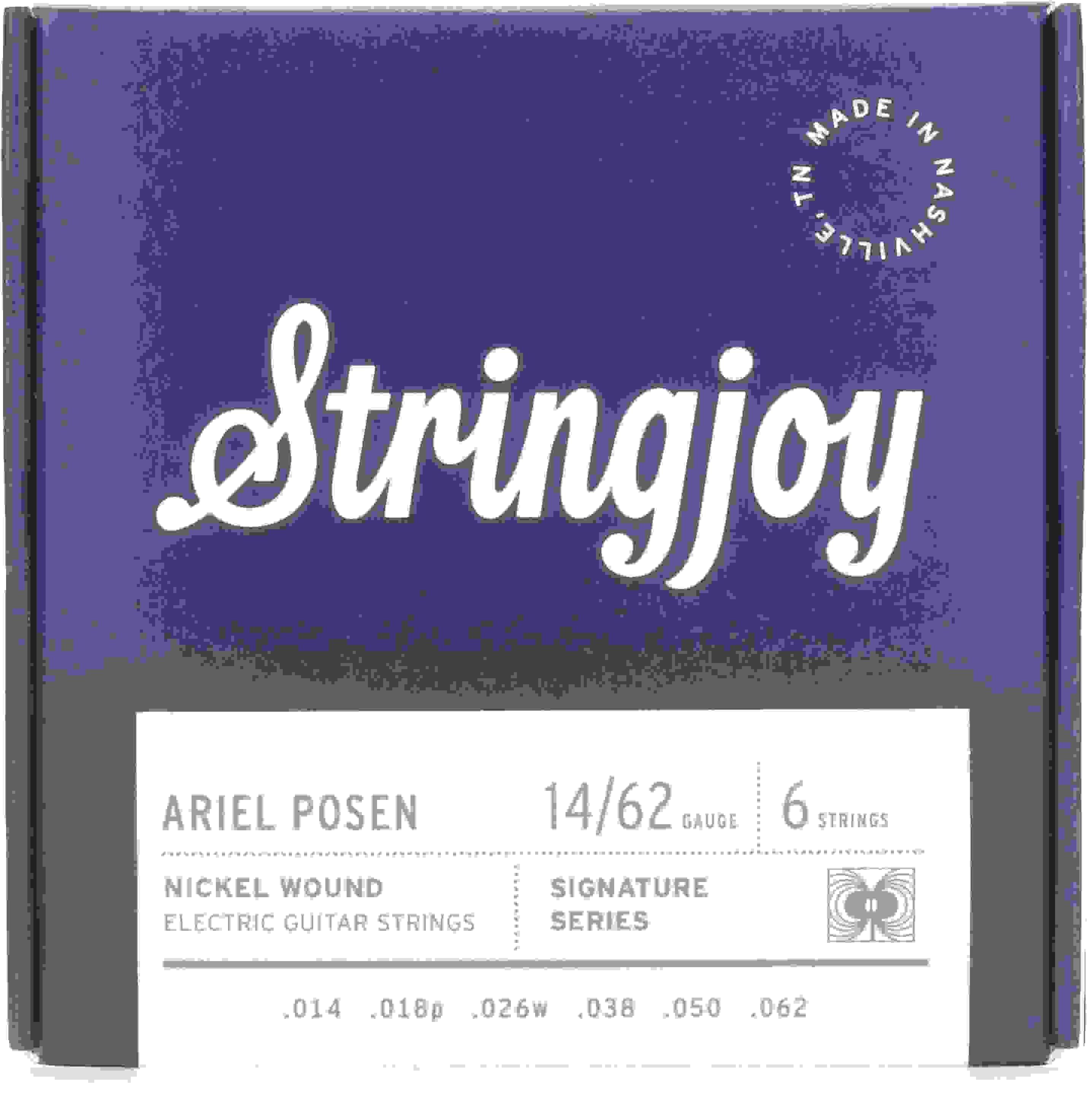 Stringjoy Ariel Posen Artist Series Signatures Electric Guitar Strings ...