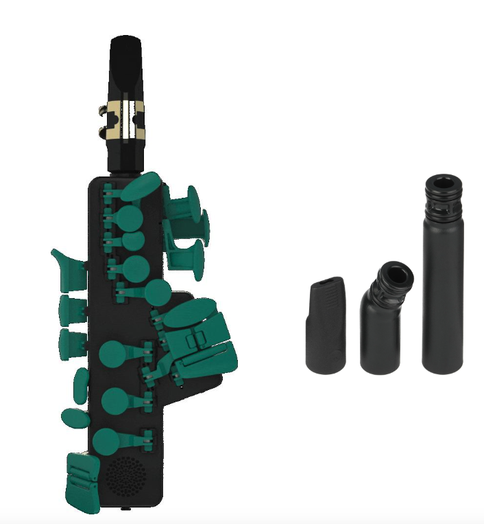 Odisei Music Travel Sax 2 Wind Synth/Controller with Accessory Pack ...