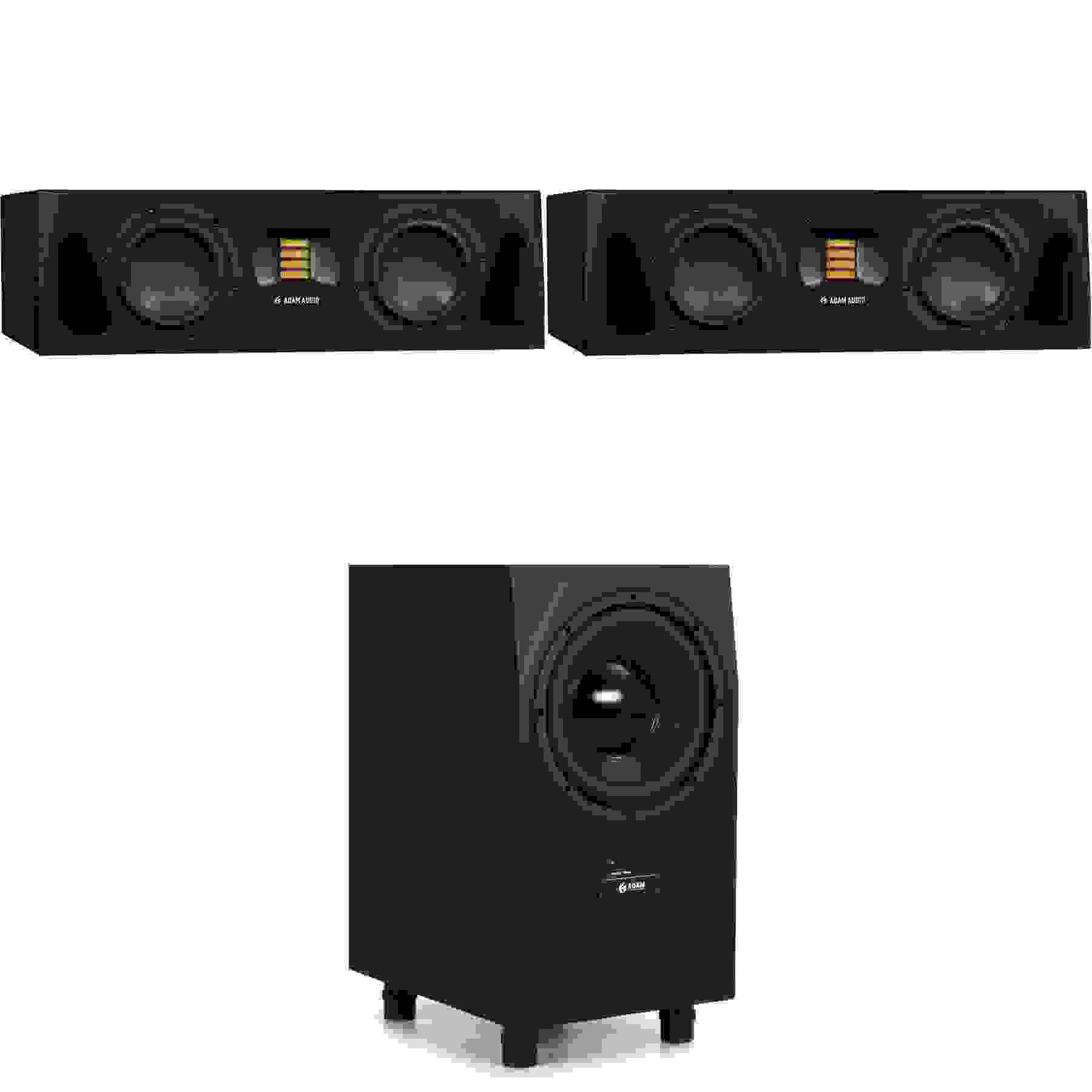 ADAM Audio A44H Dual 4-inch Powered Studio Monitor Pair with Sub10 Mk2 ...