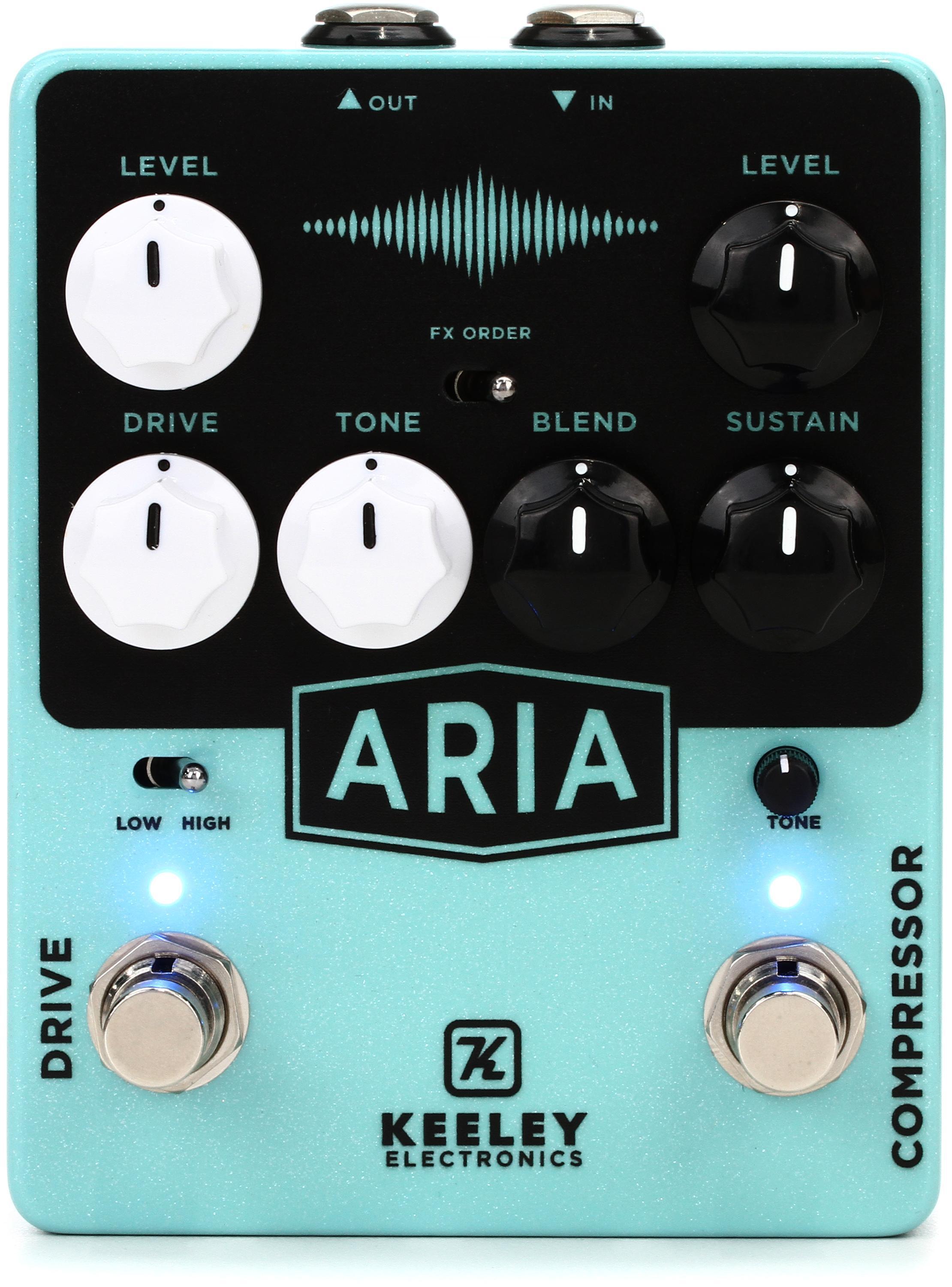 Keeley Aria Compressor and Overdrive Pedal | Sweetwater