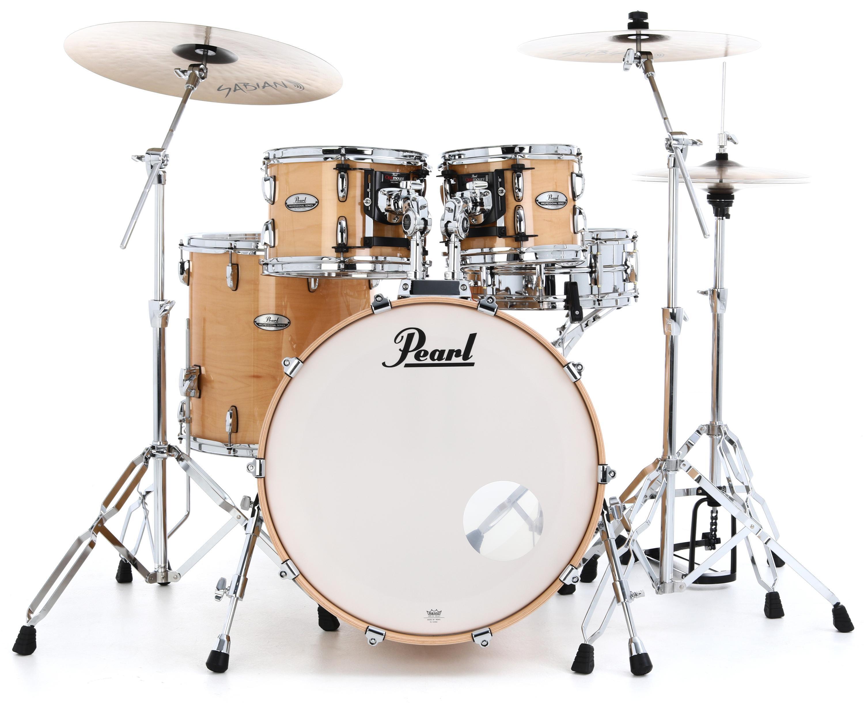 Pearl Professional Maple 4-piece Shell Pack - Natural Maple | Sweetwater