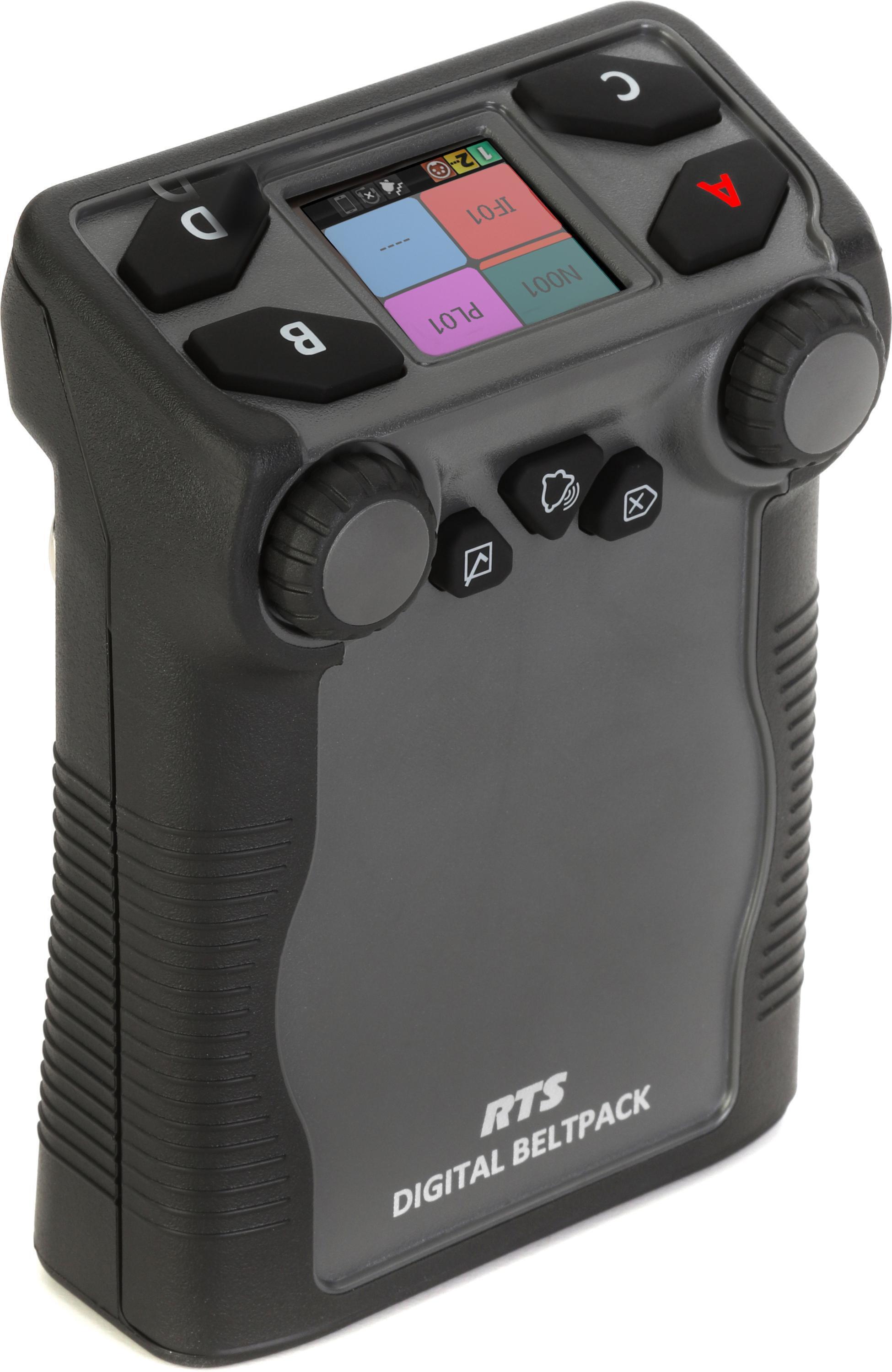 RTS DBP 4-channel Digital Wired Beltpack - 4-pin Female XLR | Sweetwater