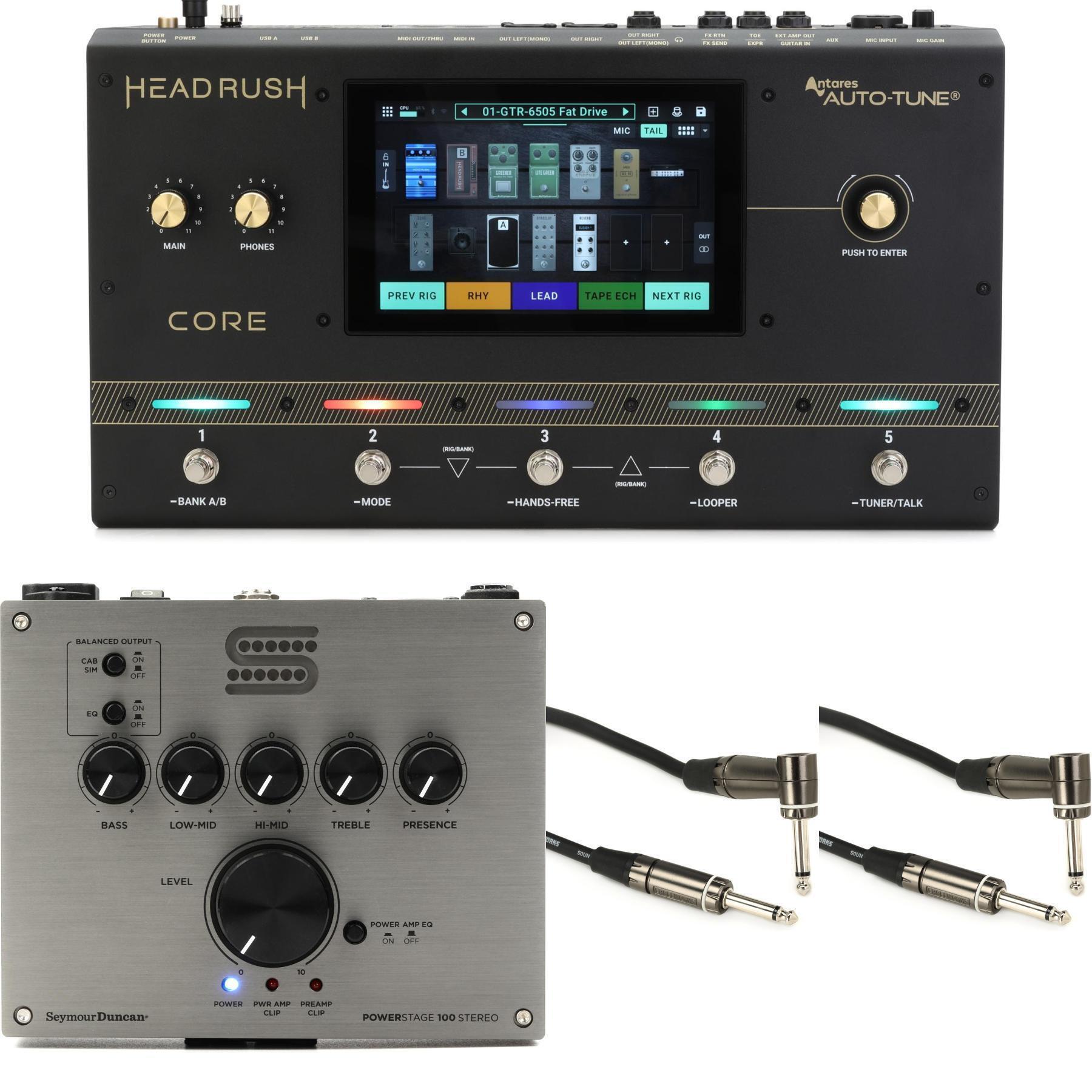 Headrush Core Guitar Multi-effect/Amp Modeler/Vocal Processor Unit and ...