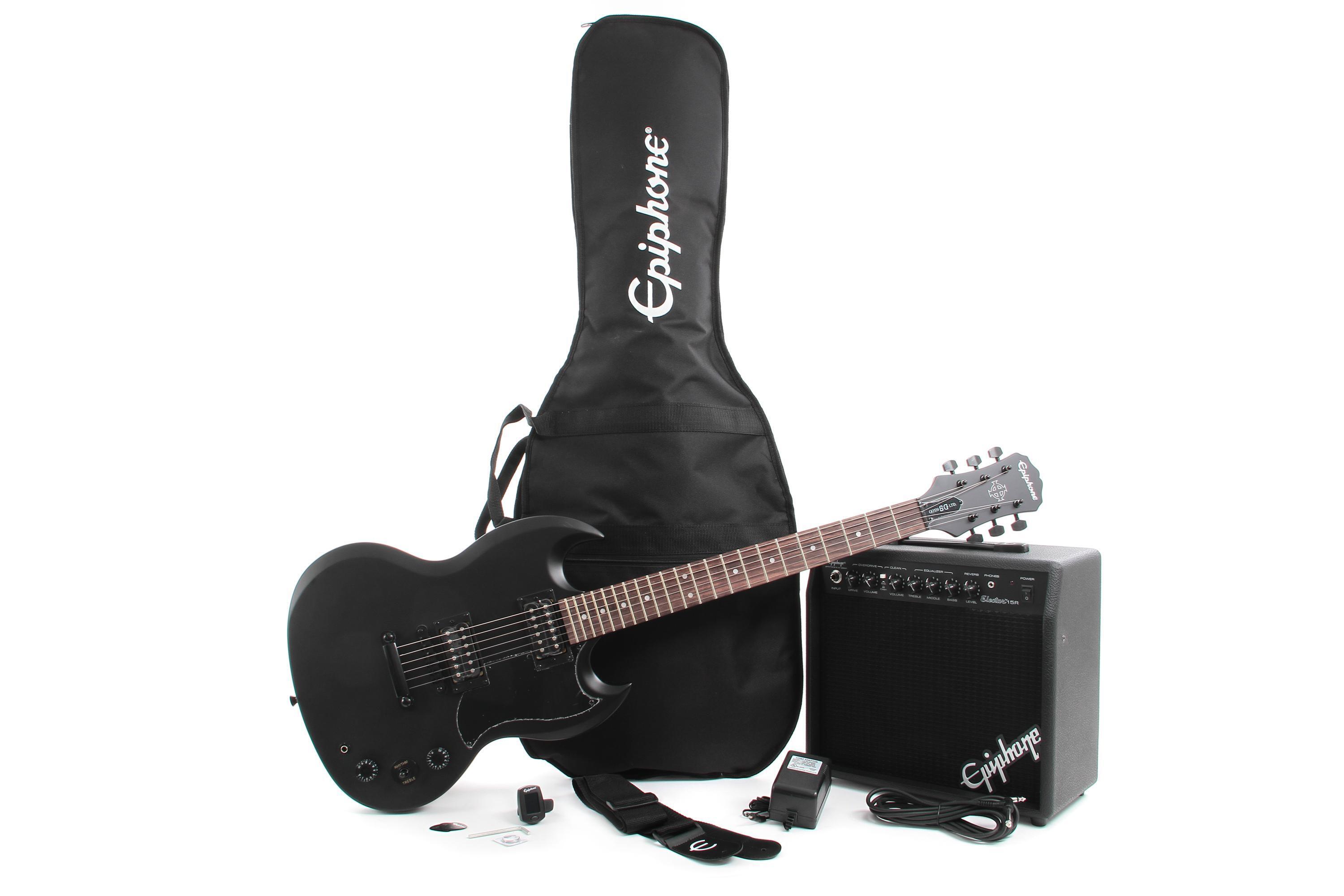 Epiphone SG Performance Pack - Pitch Black | Sweetwater