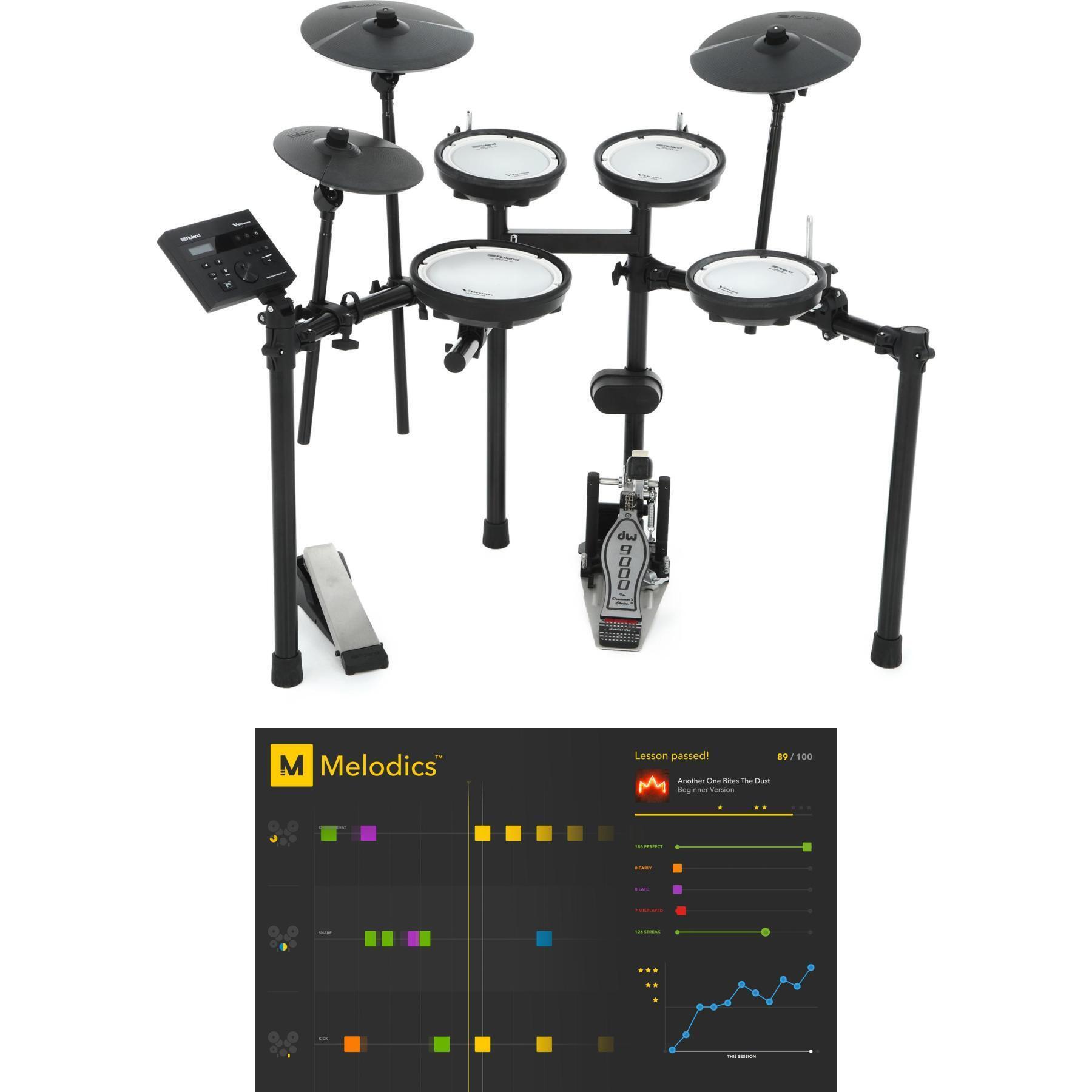 Roland V-Drums TD-07DMK Electronic Drum Set with Melodics Lessons ...