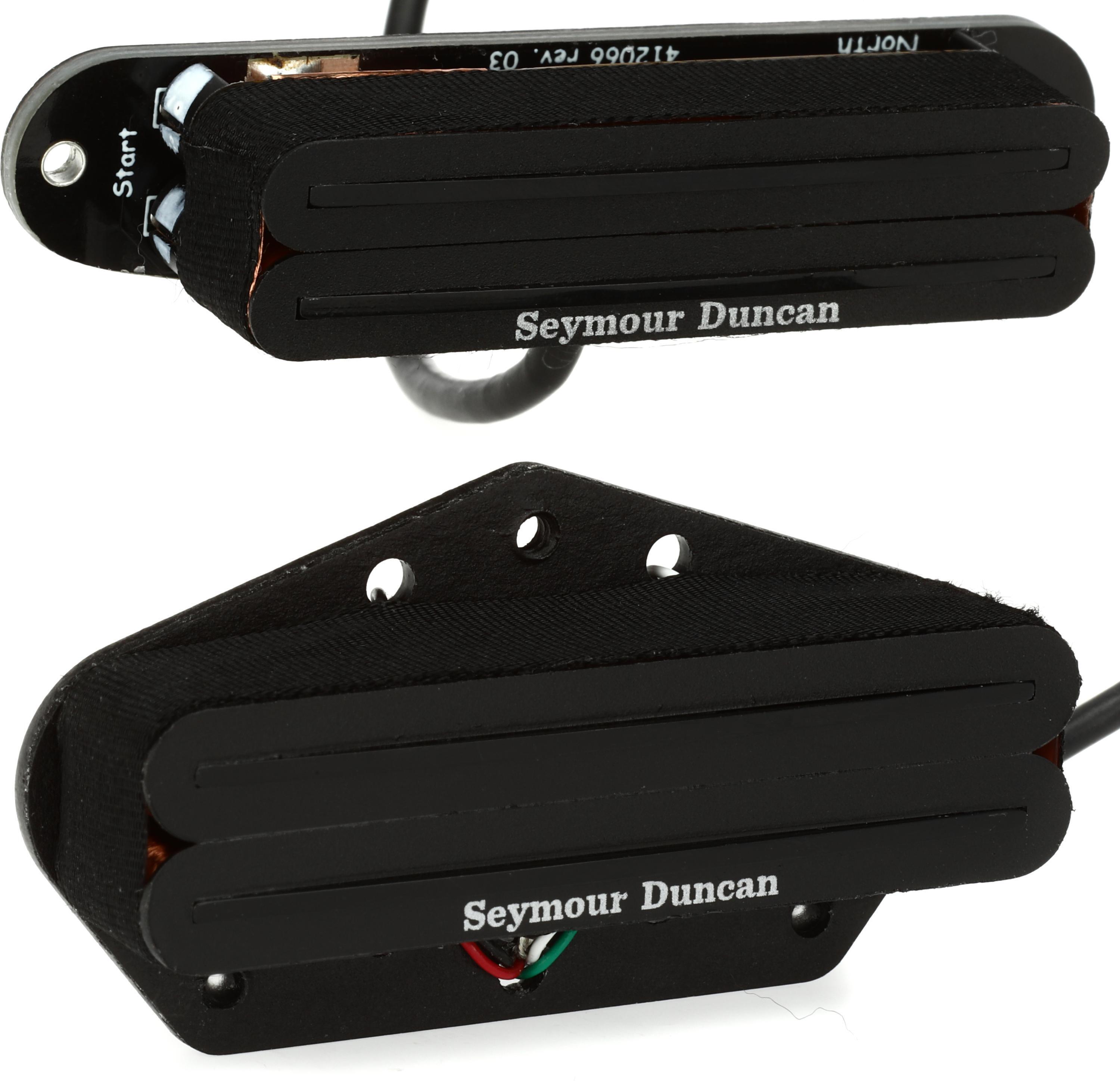 Seymour Duncan STHR-1 Hot Rails Tele 2-piece Humbucker Pickup Set ...
