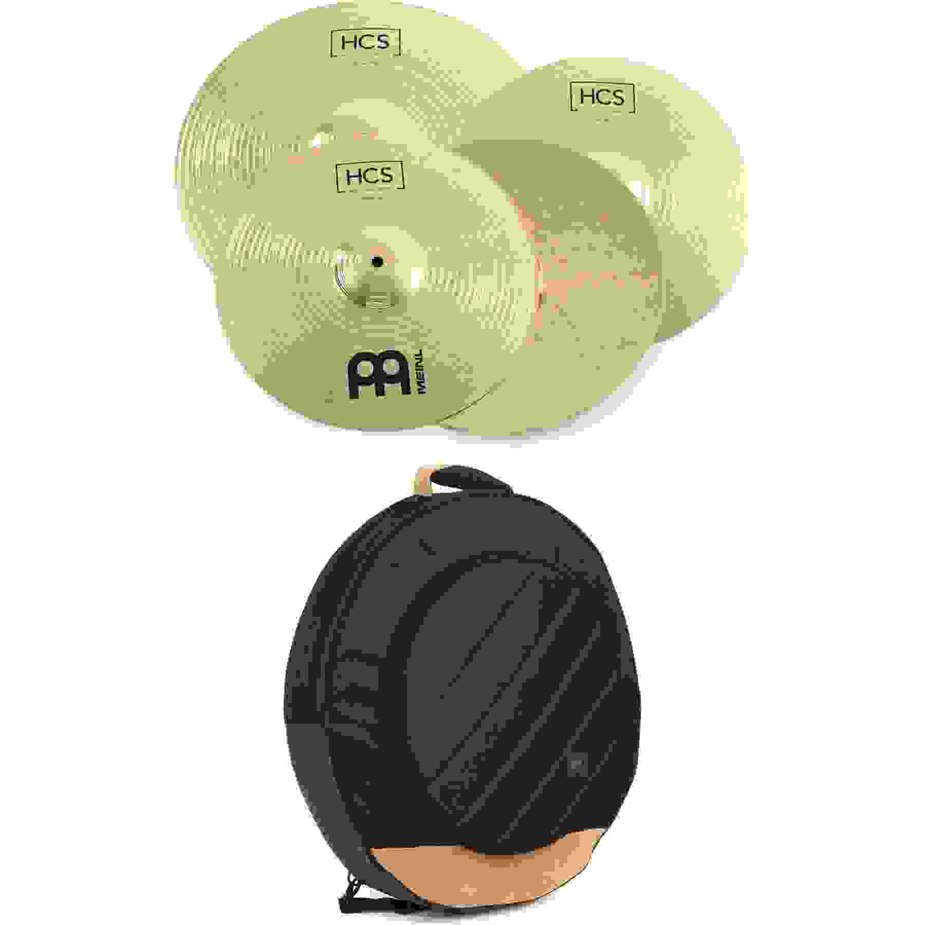 Meinl Cymbals HCS Basic Cymbal Set with Cymbal Bag - 3-piece | Sweetwater