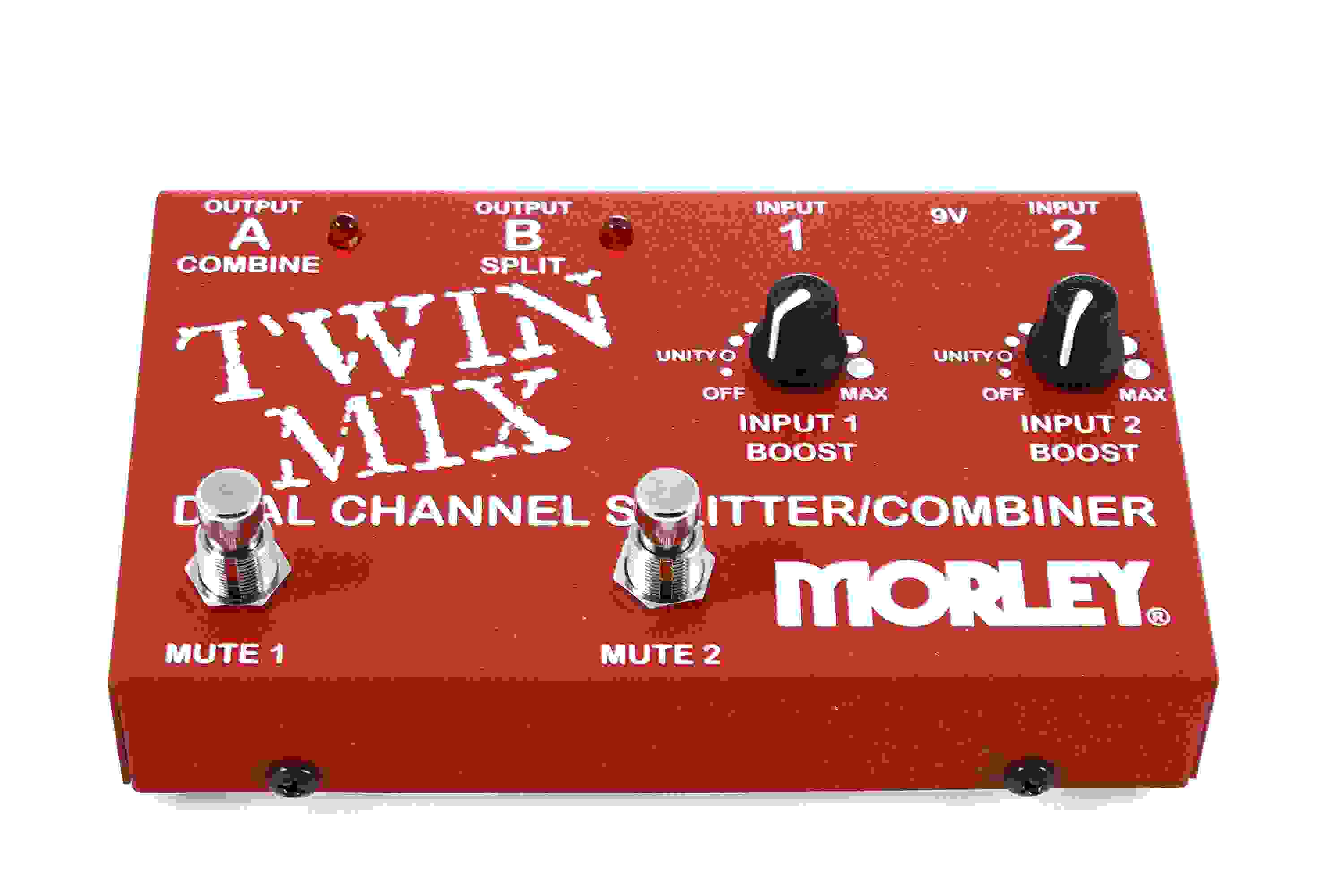 Morley Twin Mix Dual Channel Mixer/Combiner Pedal | Sweetwater