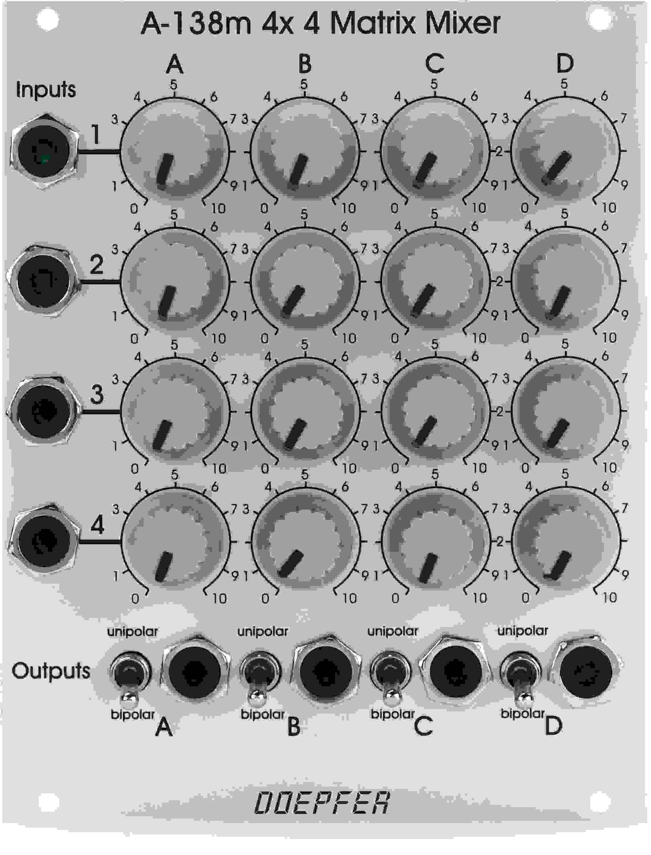 Doepfer A-138m Matrix Mixer Eurorack Module | Sweetwater