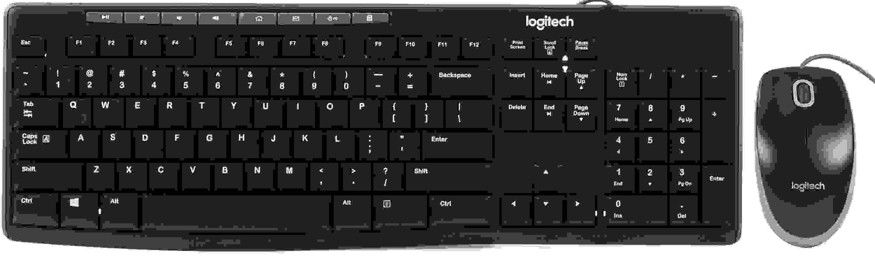 Logitech Media Combo MK200 Keyboard and Mouse | Sweetwater