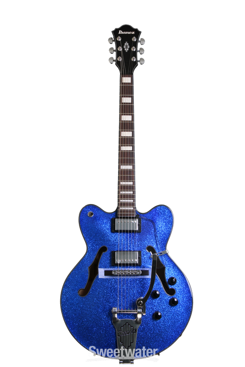 Ibanez AFD75T Blue Sparkle | Sweetwater Ibanez AFD75T Blue Sparkle | Sweetwater