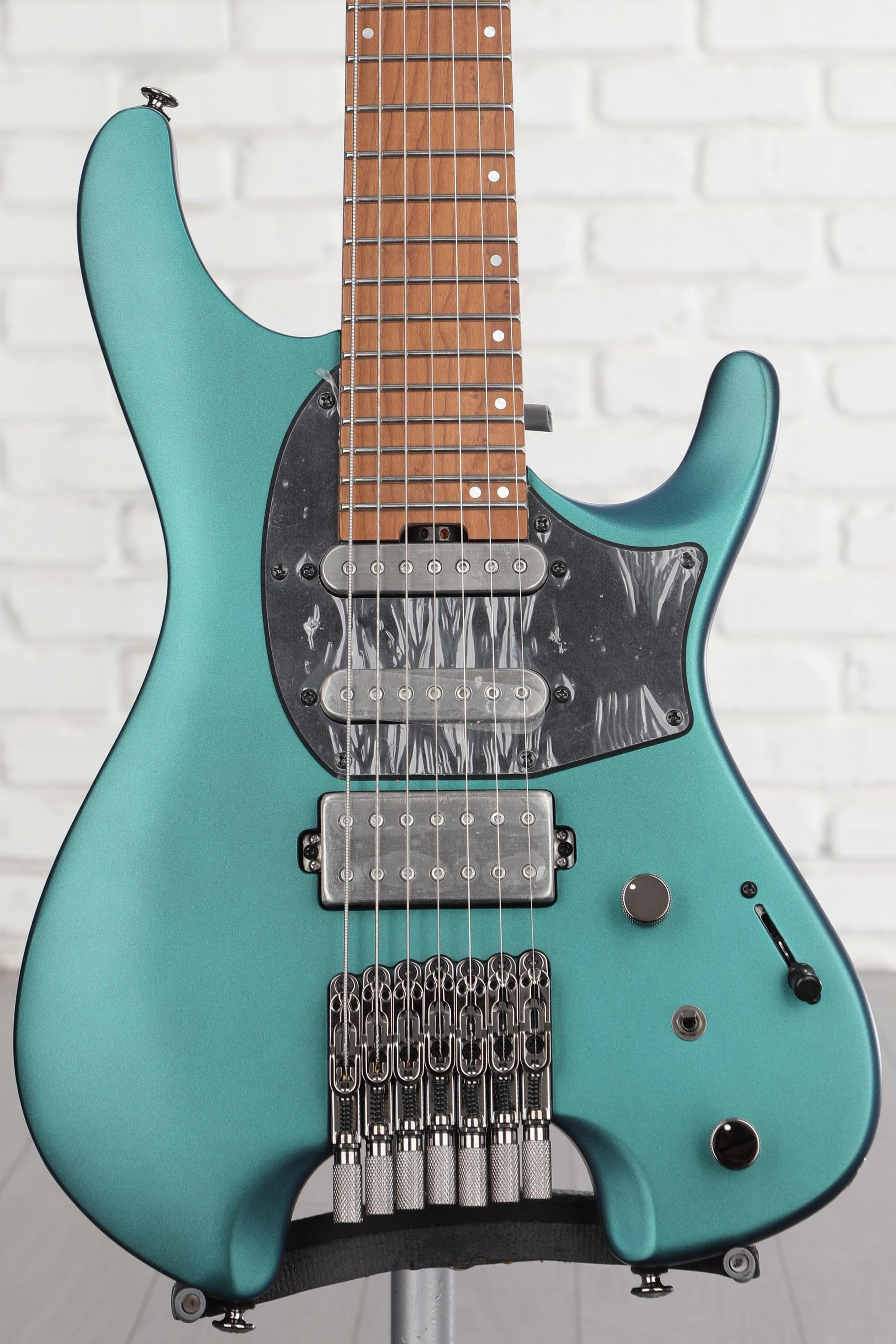 Ibanez Q547 7-string Electric Guitar - Blue Chameleon Metallic Matte ...
