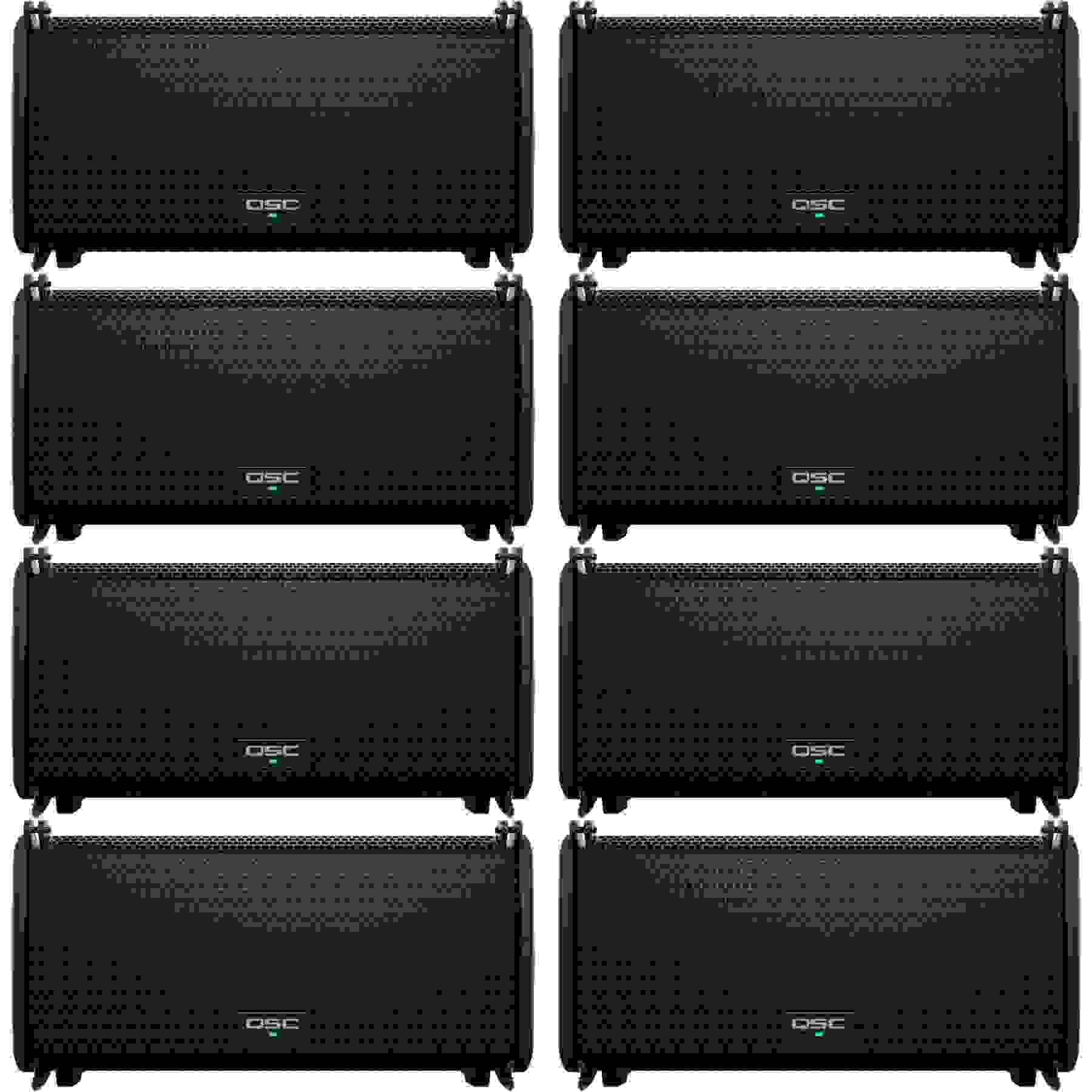 QSC Quad LA108 1,300W 8-inch Active Line Array Speaker System | Sweetwater