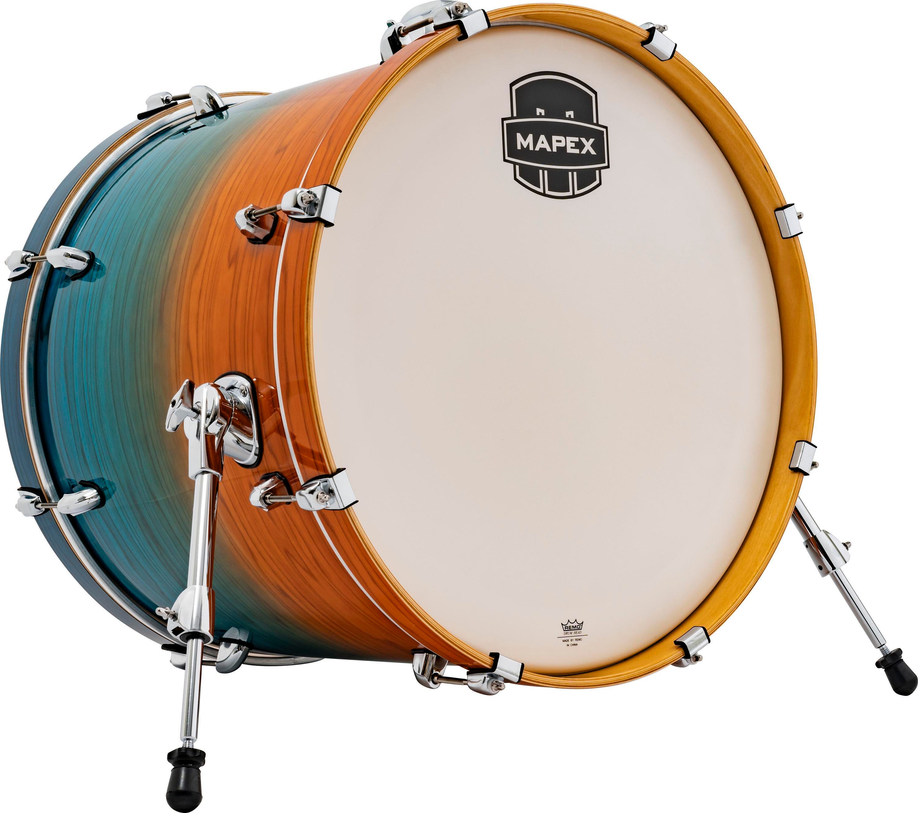 Mapex Armory Series Bass Drum - 18 inches x 22 inches, Ocean Sunset, Sweetwater Exclusive