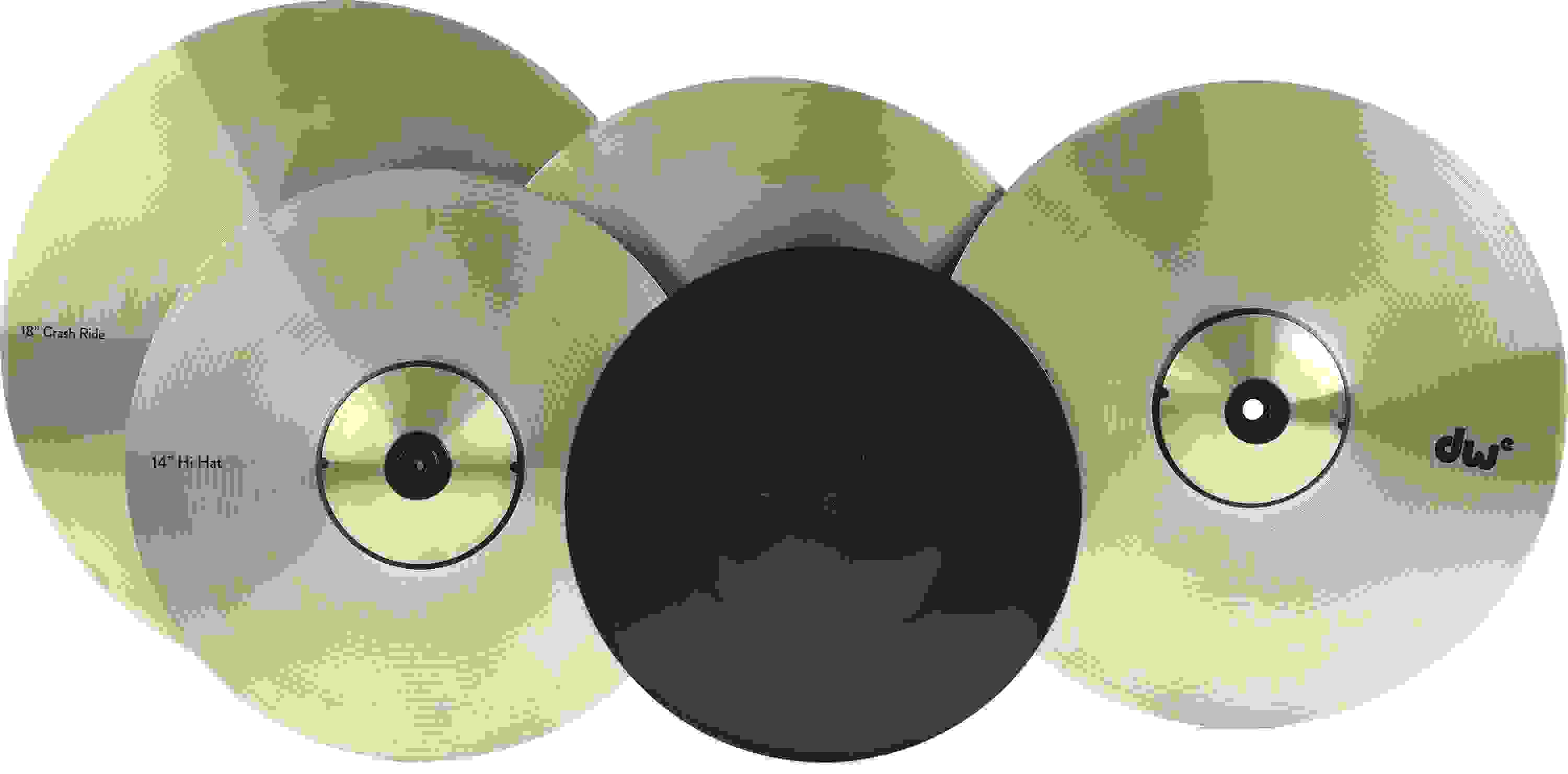 DW DWe 4-piece Electronic Cymbal Pack | Sweetwater