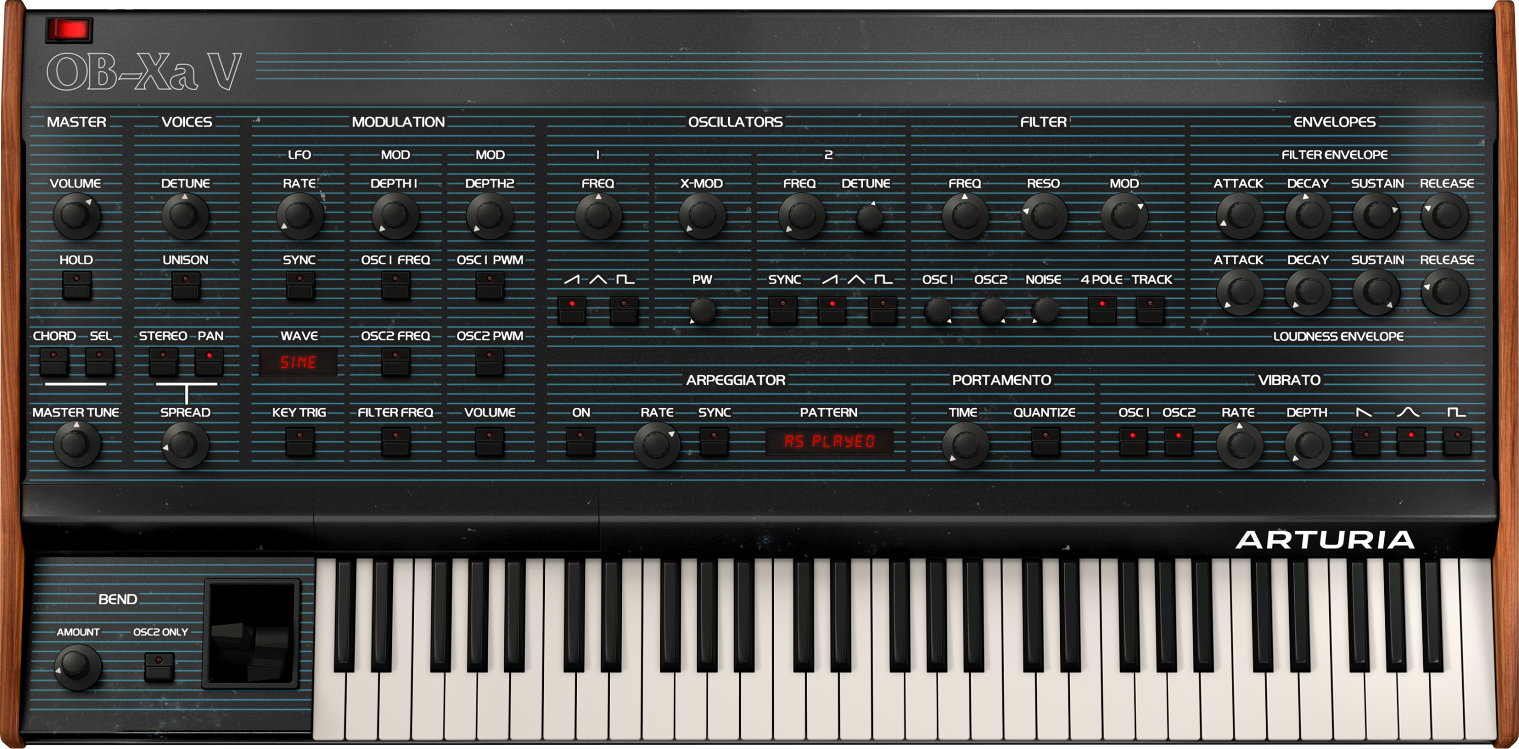 Arturia OB-Xa V Analog Synthesizer Software Instrument | Sweetwater
