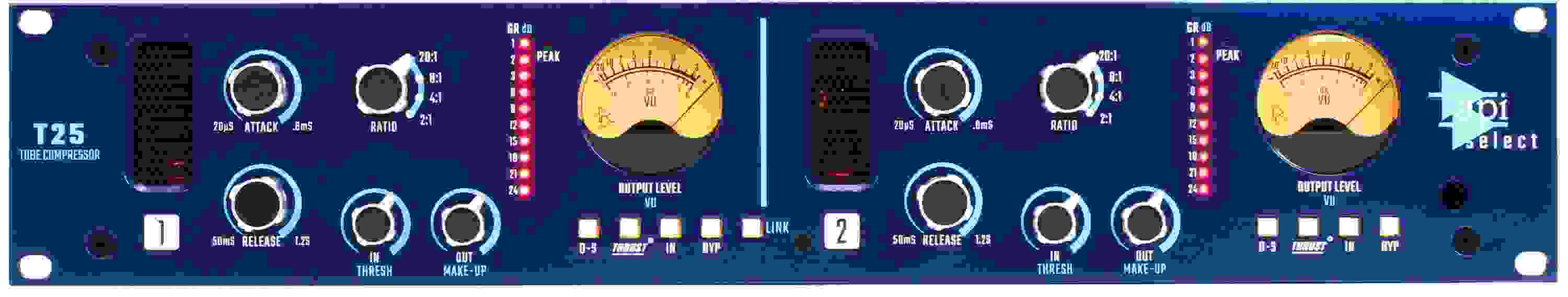 API Select T25 2-channel Tube Compressor | Sweetwater