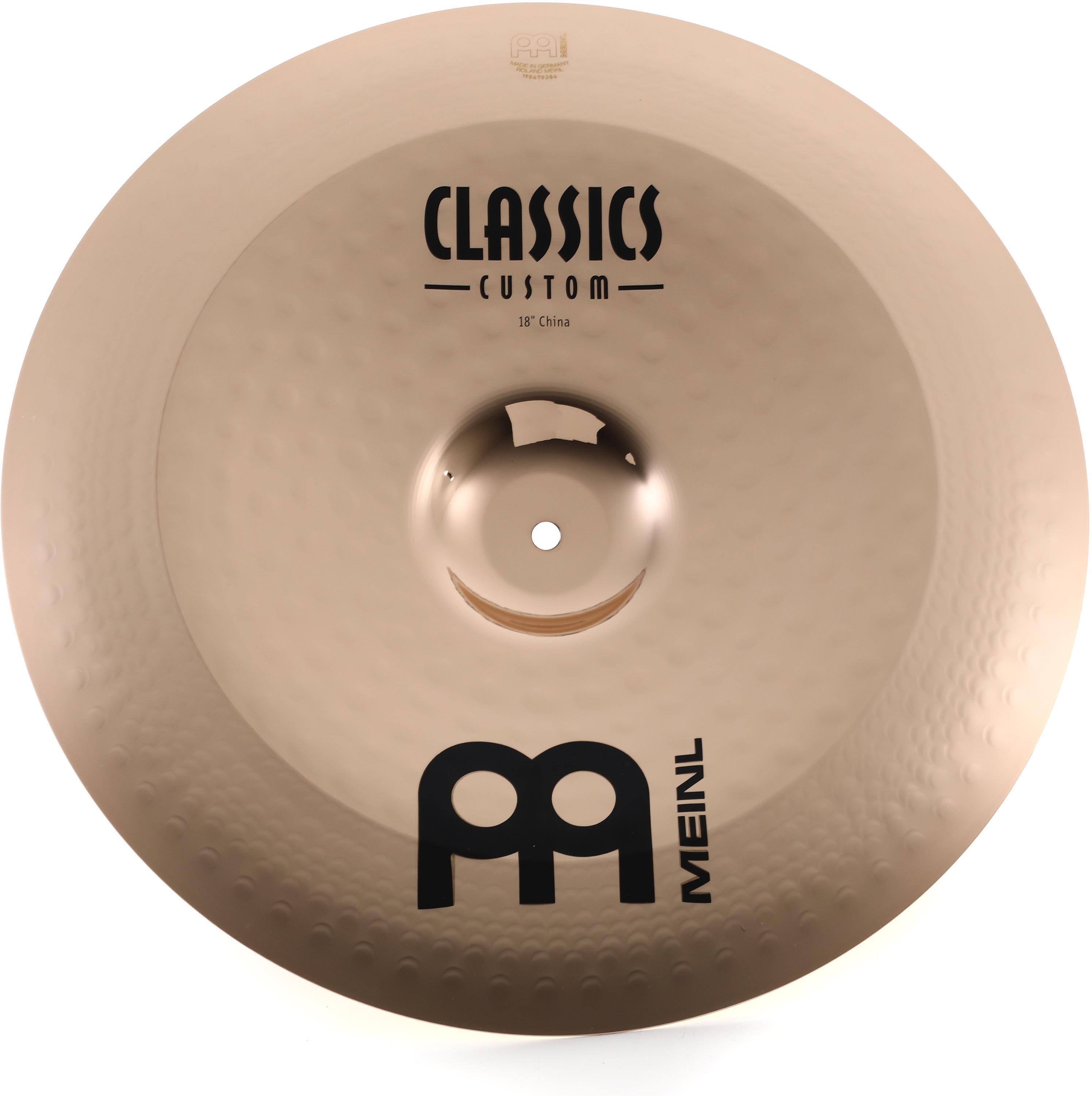 Meinl Cymbals 18-inch Classics Custom Brilliant China Cymbal | Sweetwater