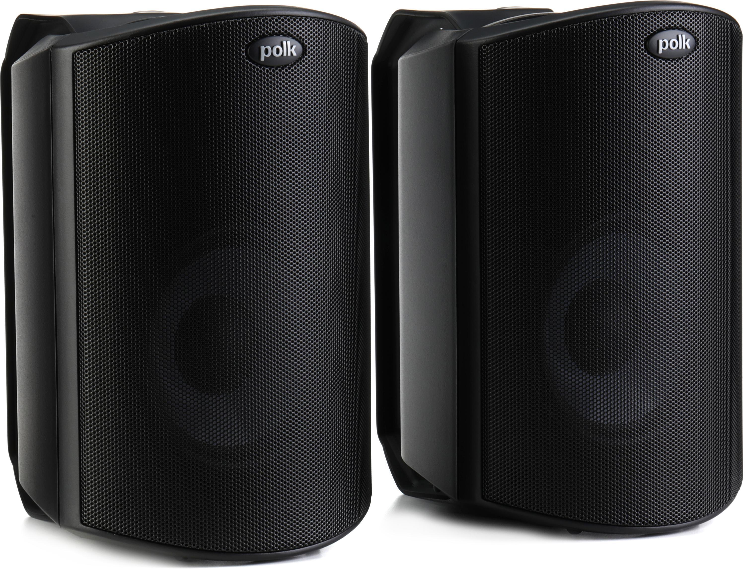 Polk Audio Atrium 4 4.5-inch All-weather Outdoor Loudspeakers - Black ...