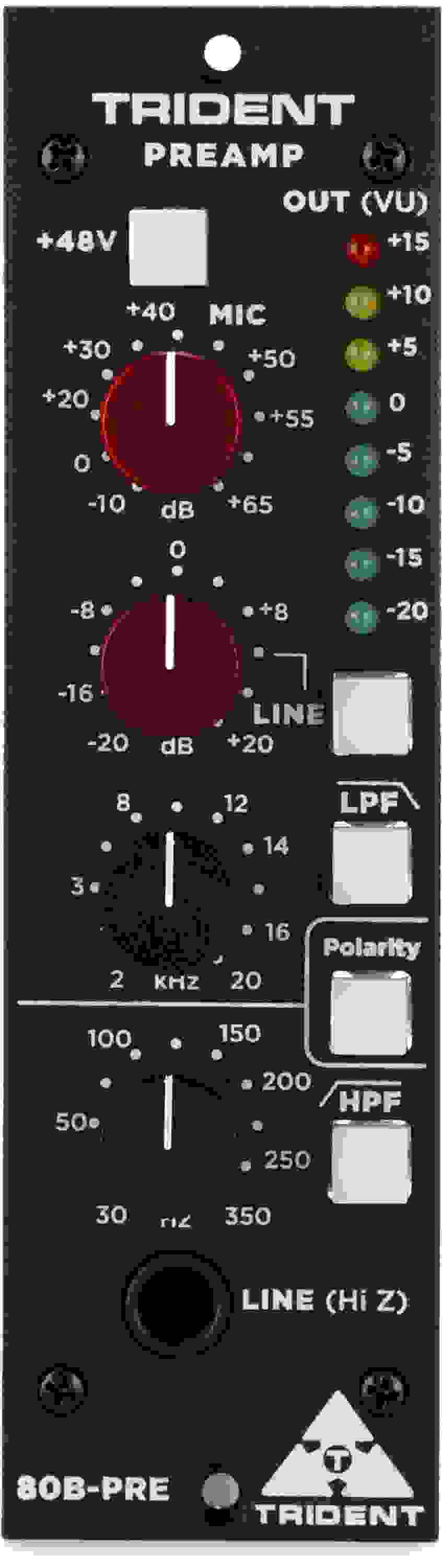 Trident Audio Developments 80B 500 Series Mic Preamp | Sweetwater