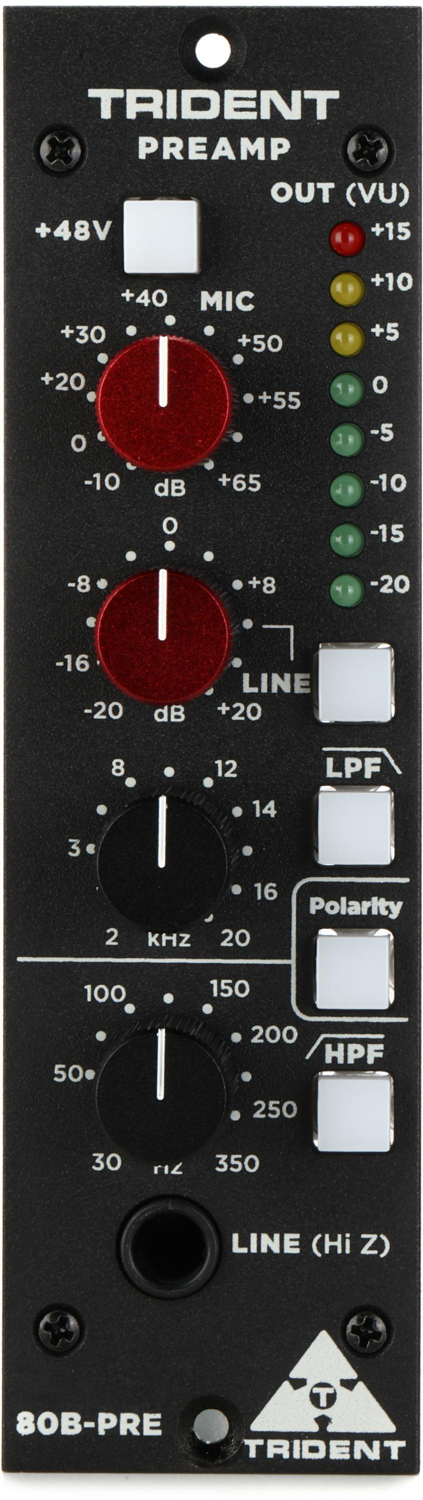 Trident Audio Developments 80B 500 Series Mic Preamp | Sweetwater