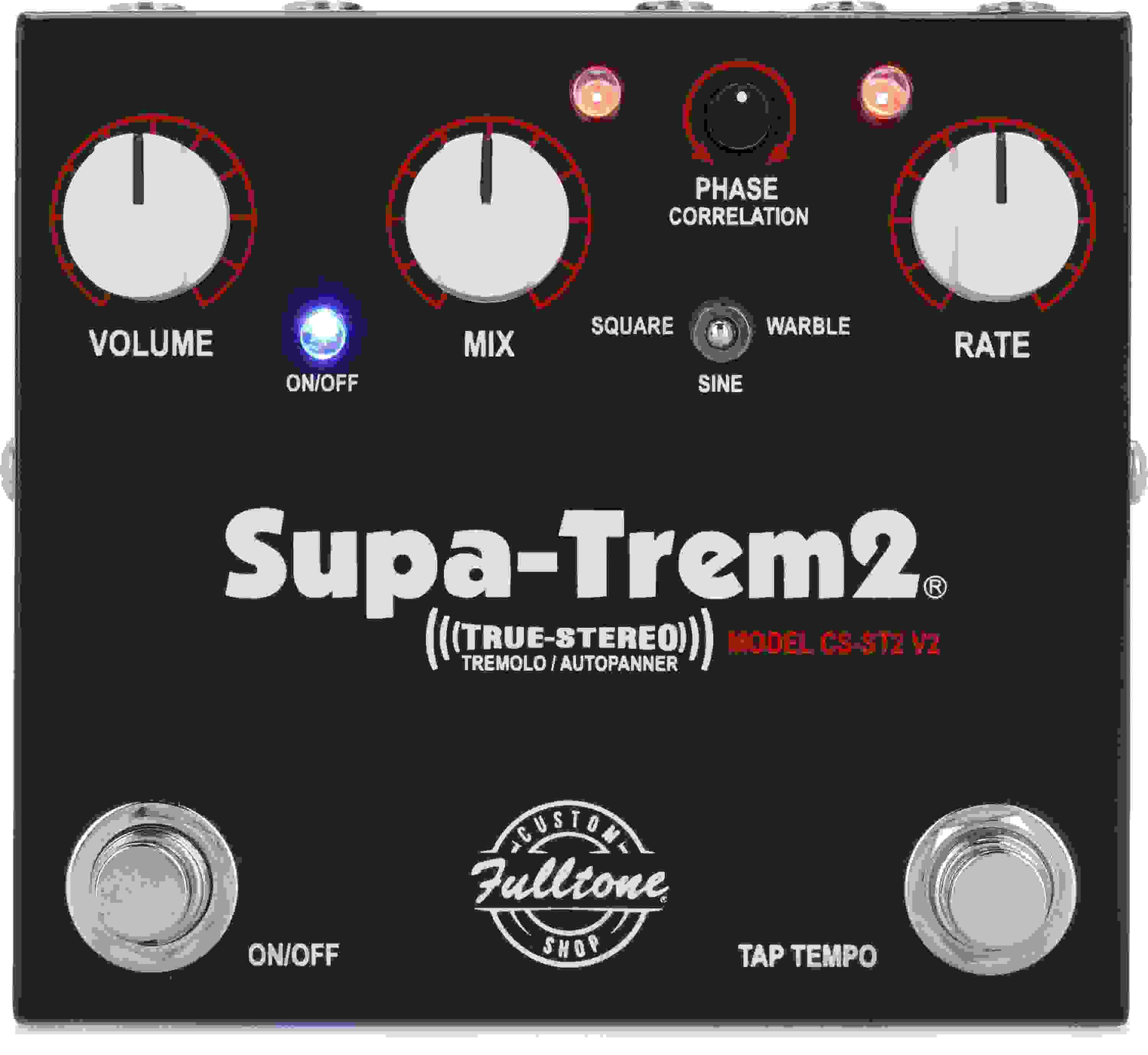 Fulltone Custom Shop Supa-Trem 2 v2 Stereo Tremolo Pedal | Sweetwater