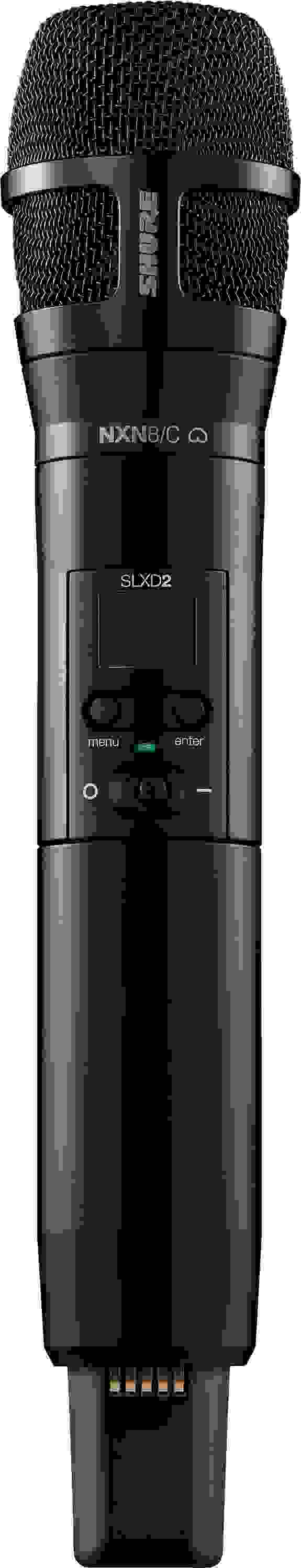Shure SLXD2/Nexadyne Wireless Handheld Microphone Transmitter - Black | Sweetwater